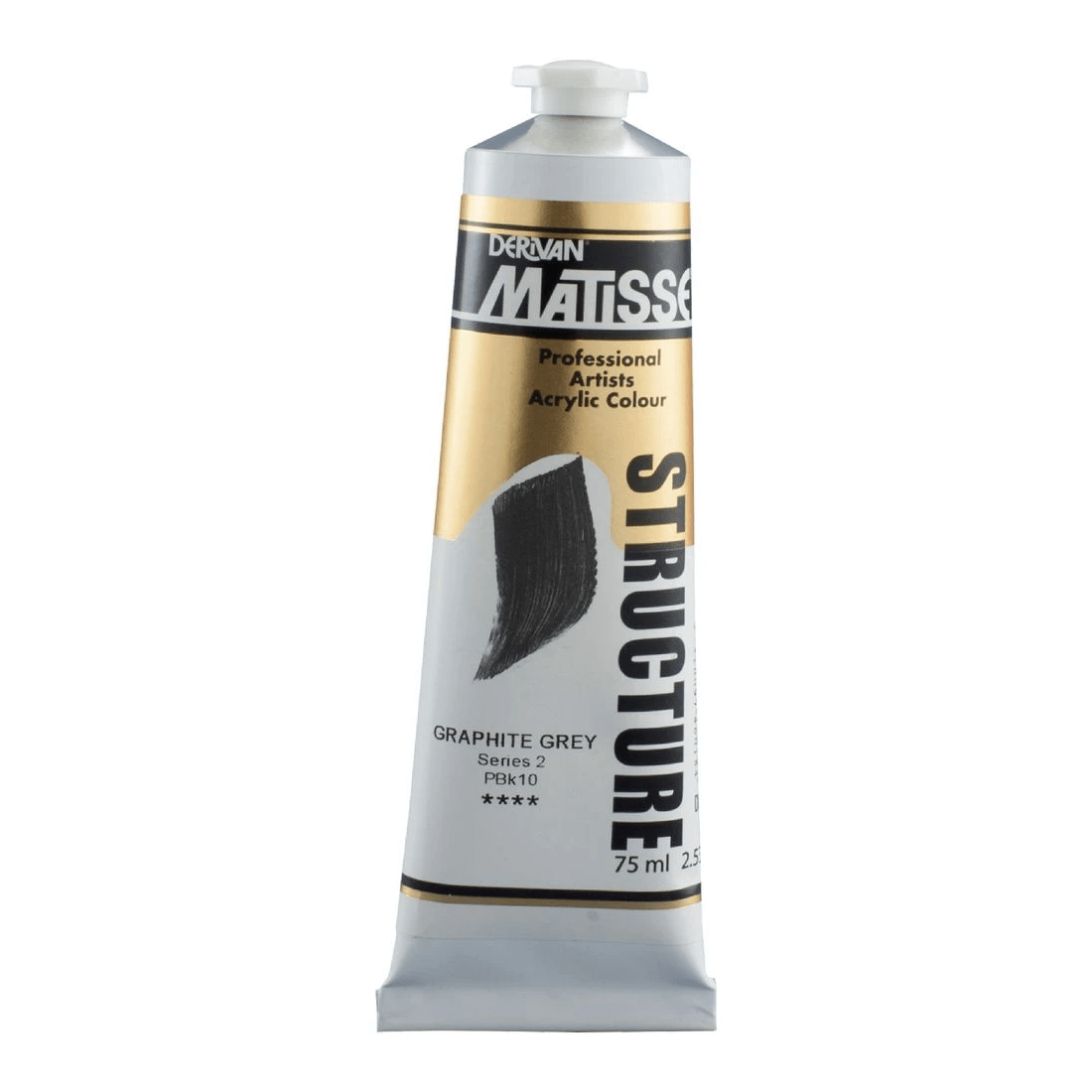 Derivan Matisse Structure Paint 75mL Graphite Grey S2 - Kmart