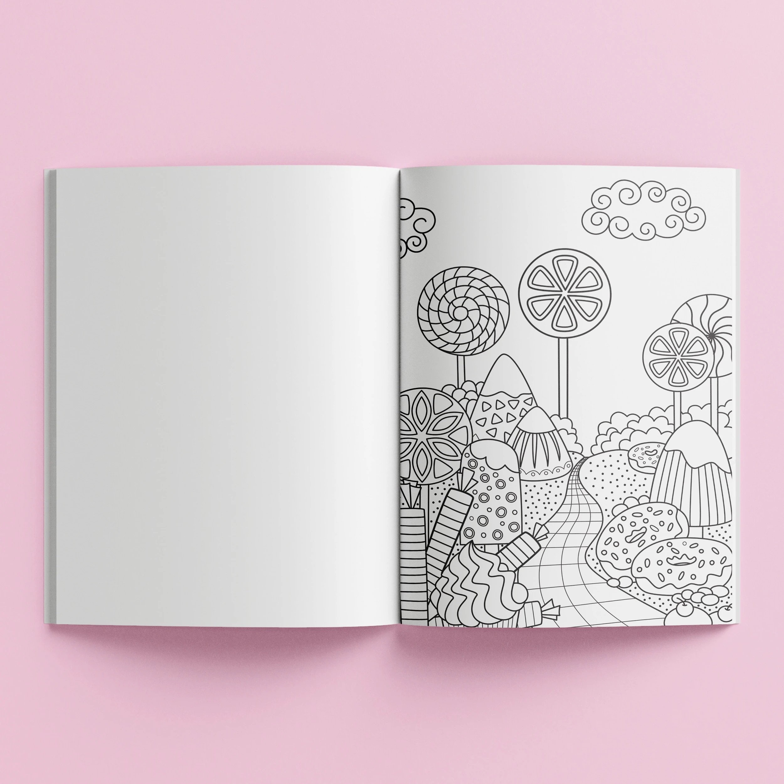 Kaleidoscope Coloring: Candy Shop - Book - Kmart