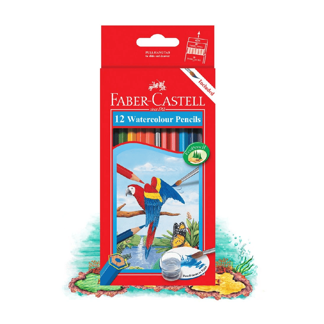 Faber-Castell Watercolour Pencils 12 Pack - Kmart