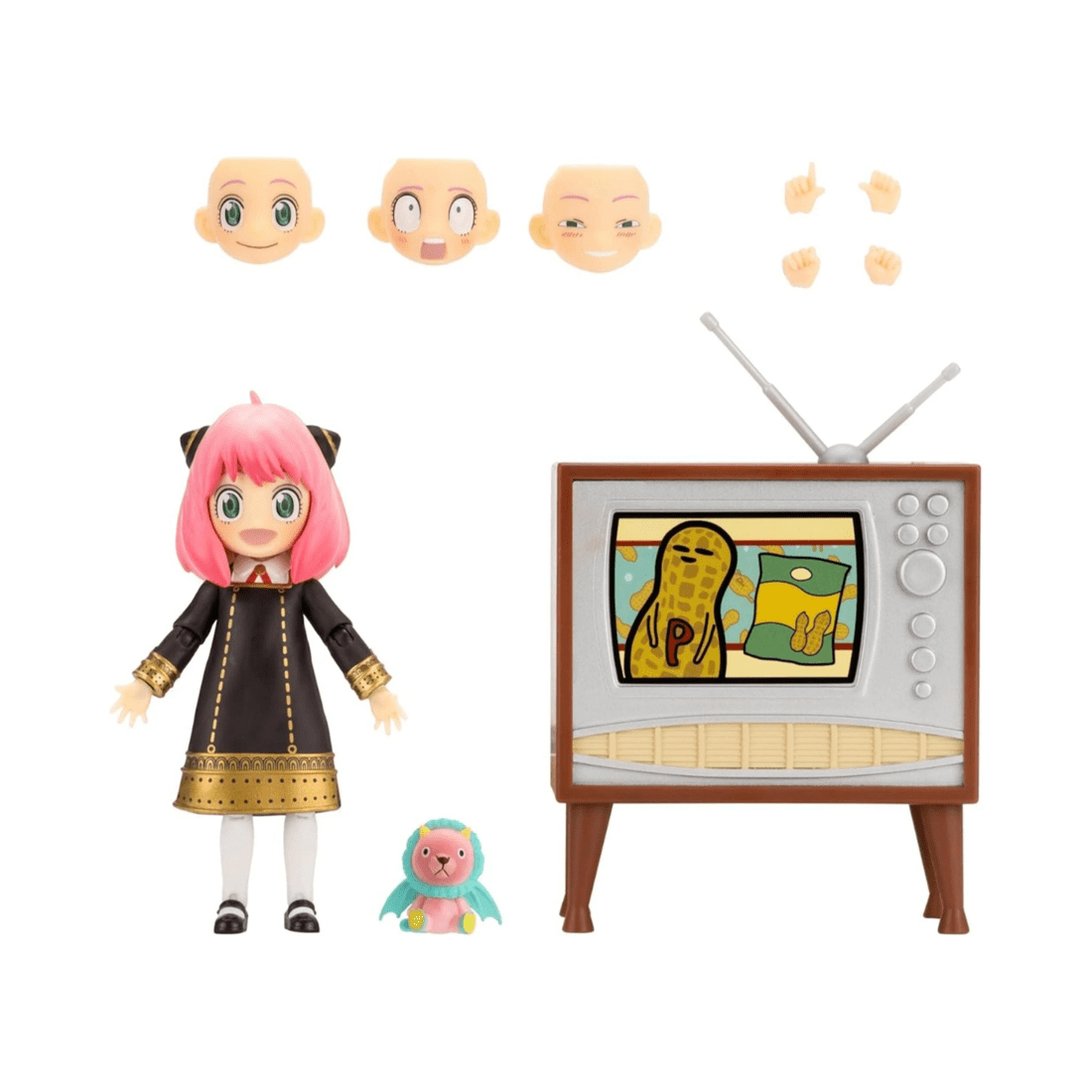 Jazwares Total Anime Spy X Family Anya Forger 6.5 inch Scale Action ...