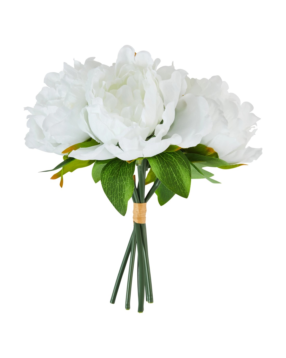 Artificial White Peonies Bunch - Kmart NZ