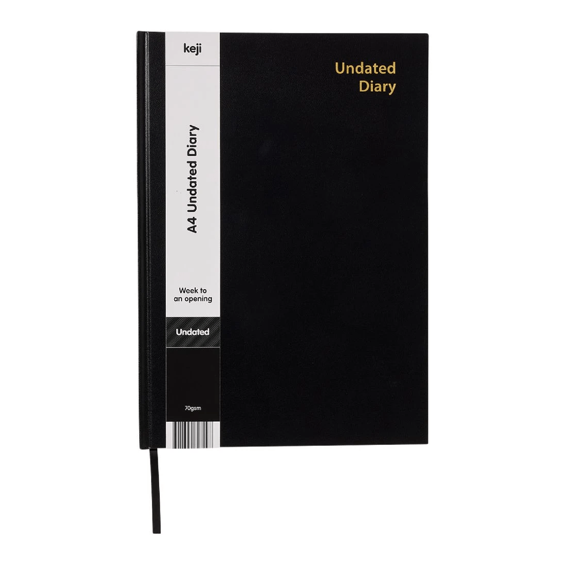 Keji A4 Week to View Hardcover Undated Diary Assorted - Kmart