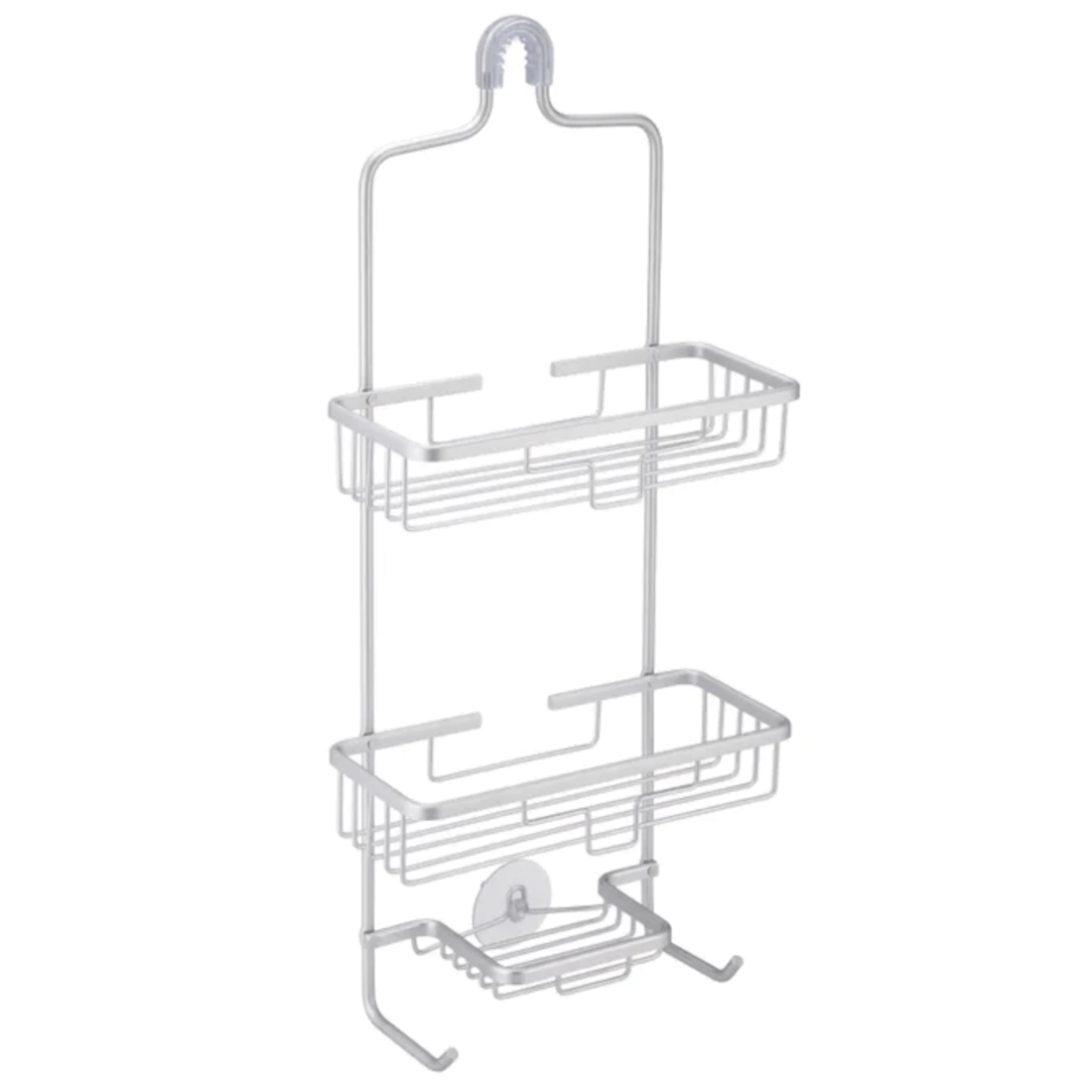 BR Home 3 Tier Shower Caddy Bath Rack Aluminium Plated Hanging Over ...