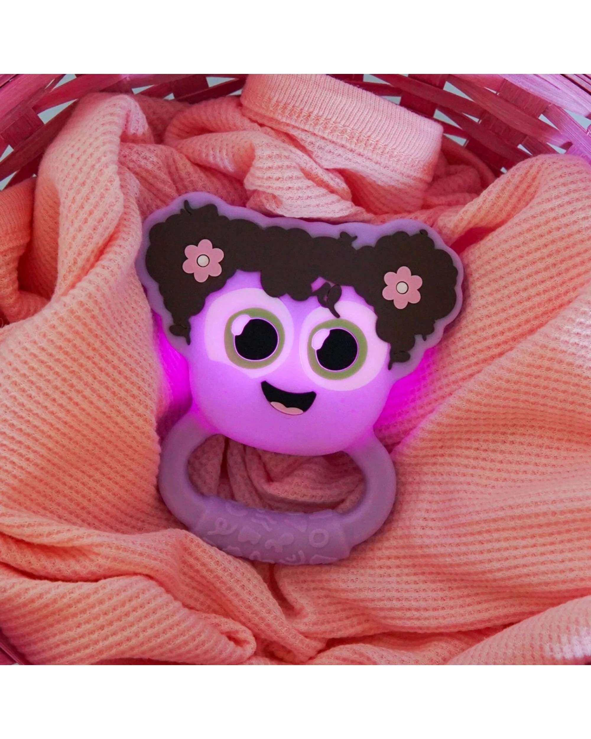 Glo Pals Light Up Rattle Sensory Baby Play Toy With Lights Lumi ...