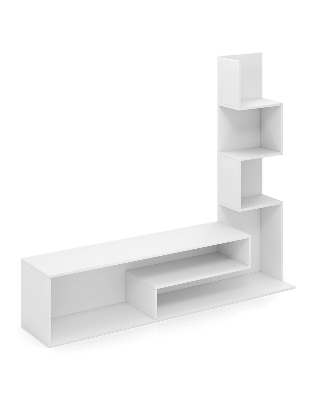 Costway TV Cabinet Entertainment Unit Cube TV Stand for TVs up to 50” w ...