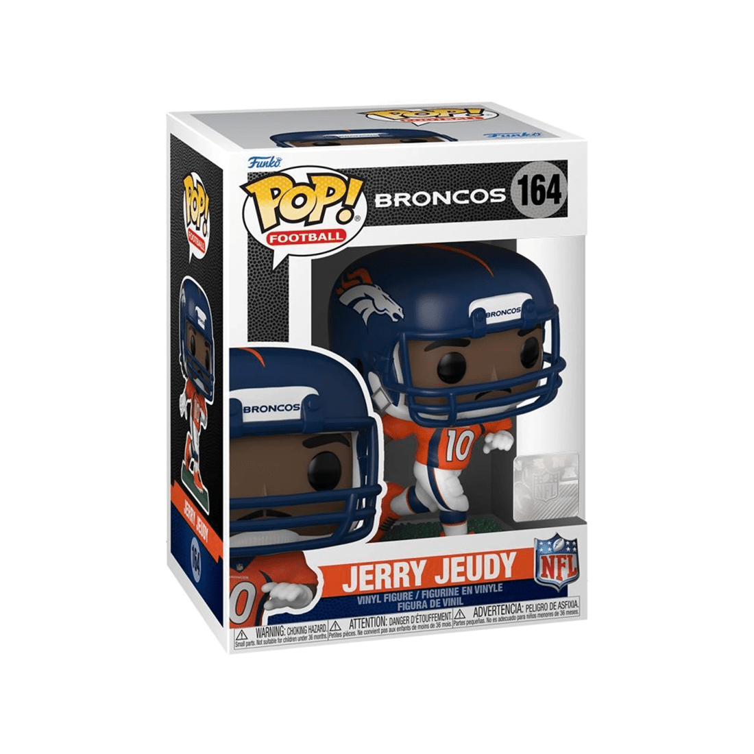 POP NFL Broncos Toy - Jerry Jeudy Action Figure - Pop Vinyl Figures ...