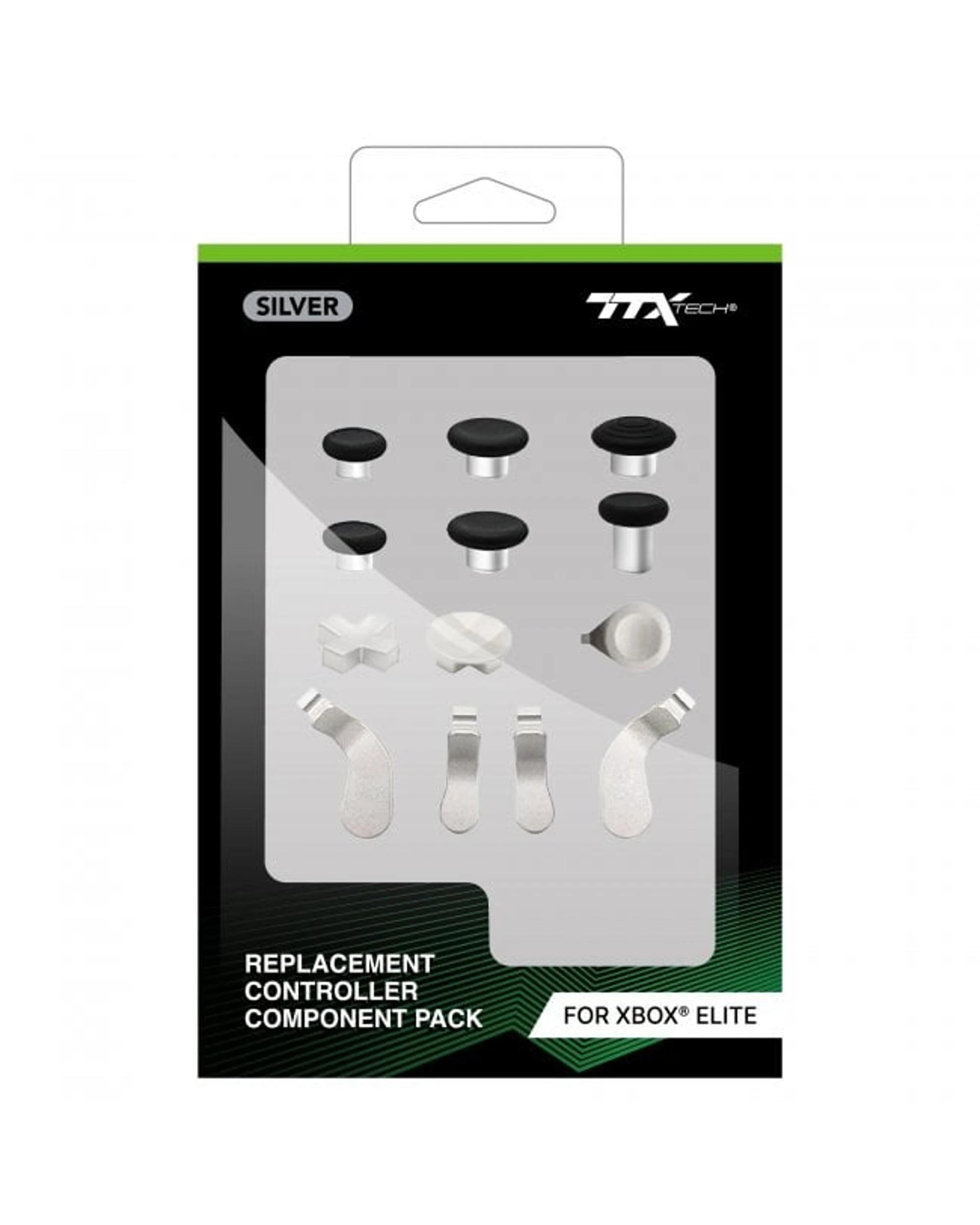 TTX Tech Replacement Controller Component Pack for Xbox Elite - Silver ...