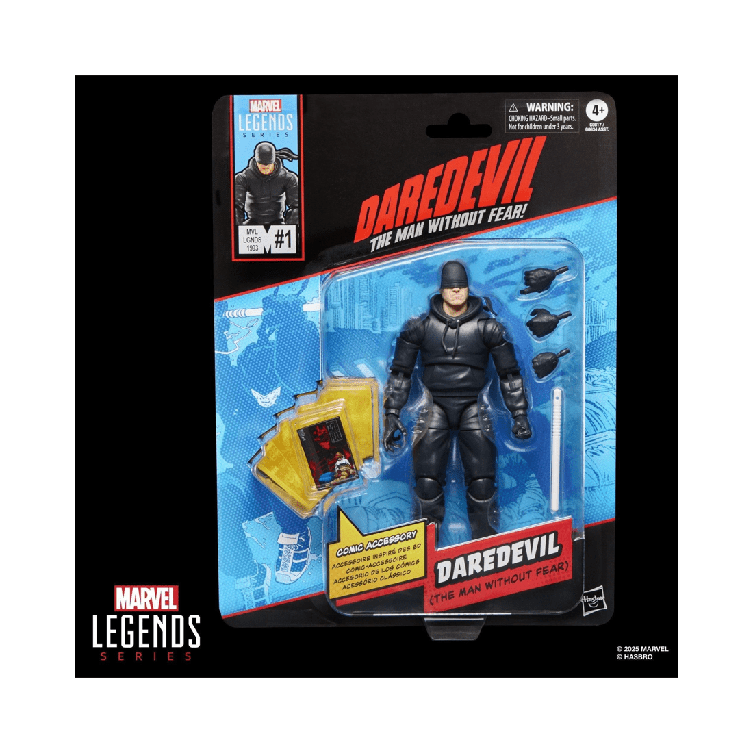 Hasbro Marvel Legends Series Daredevil The Man Without Fear Daredevil Action Figure - Kmart