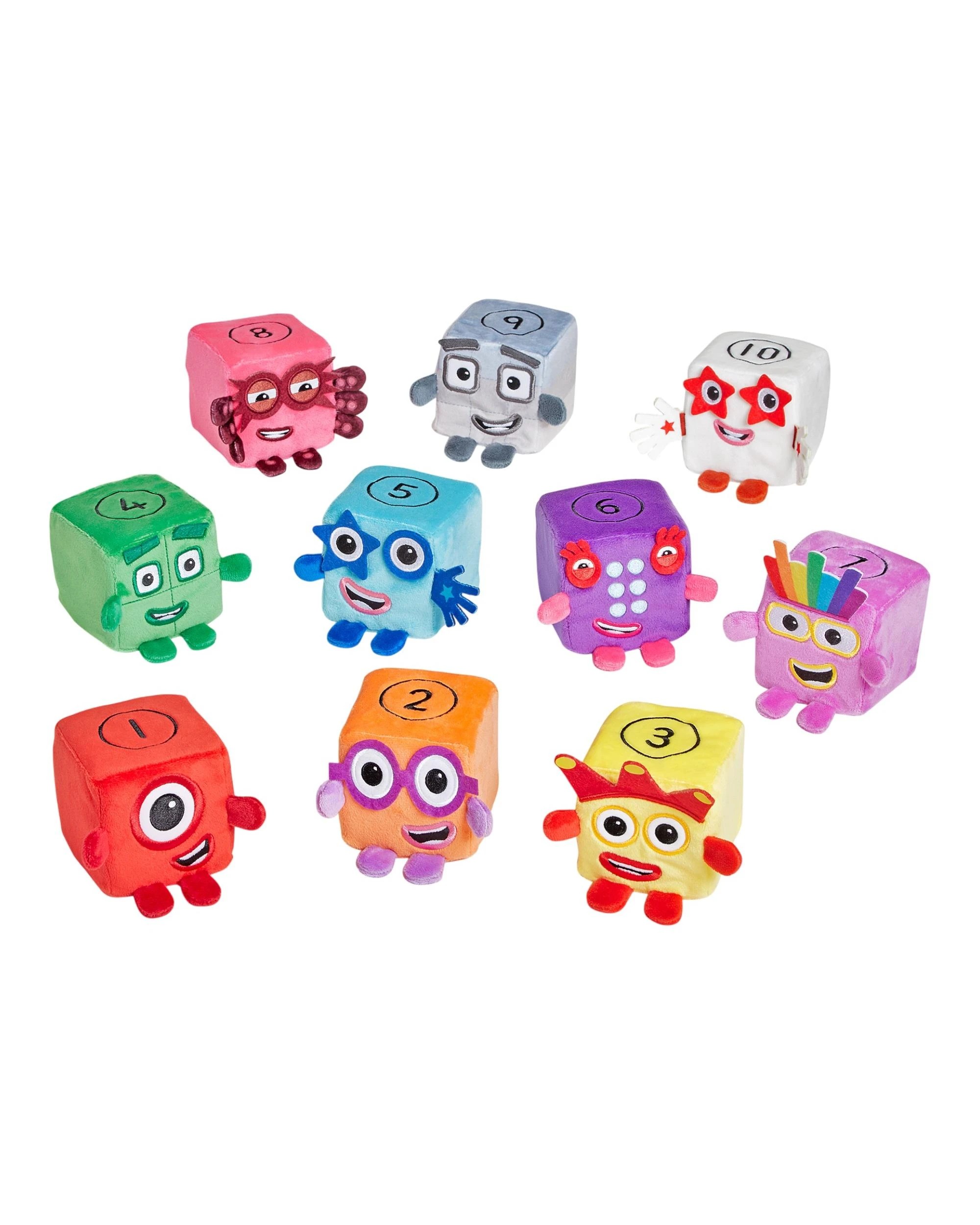 Numberblocks Blocklets One to Ten Mini Plush Pack - Kmart