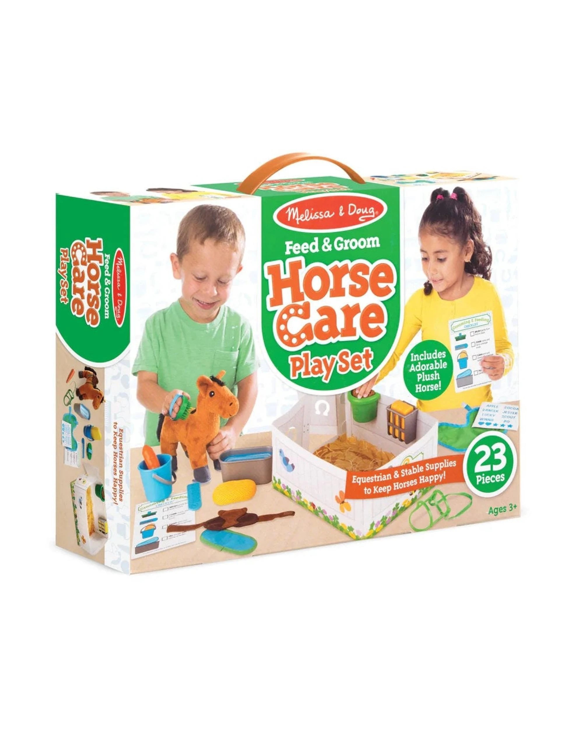 Melissa and Doug Feed and Groom Horse Care Playset - Kmart