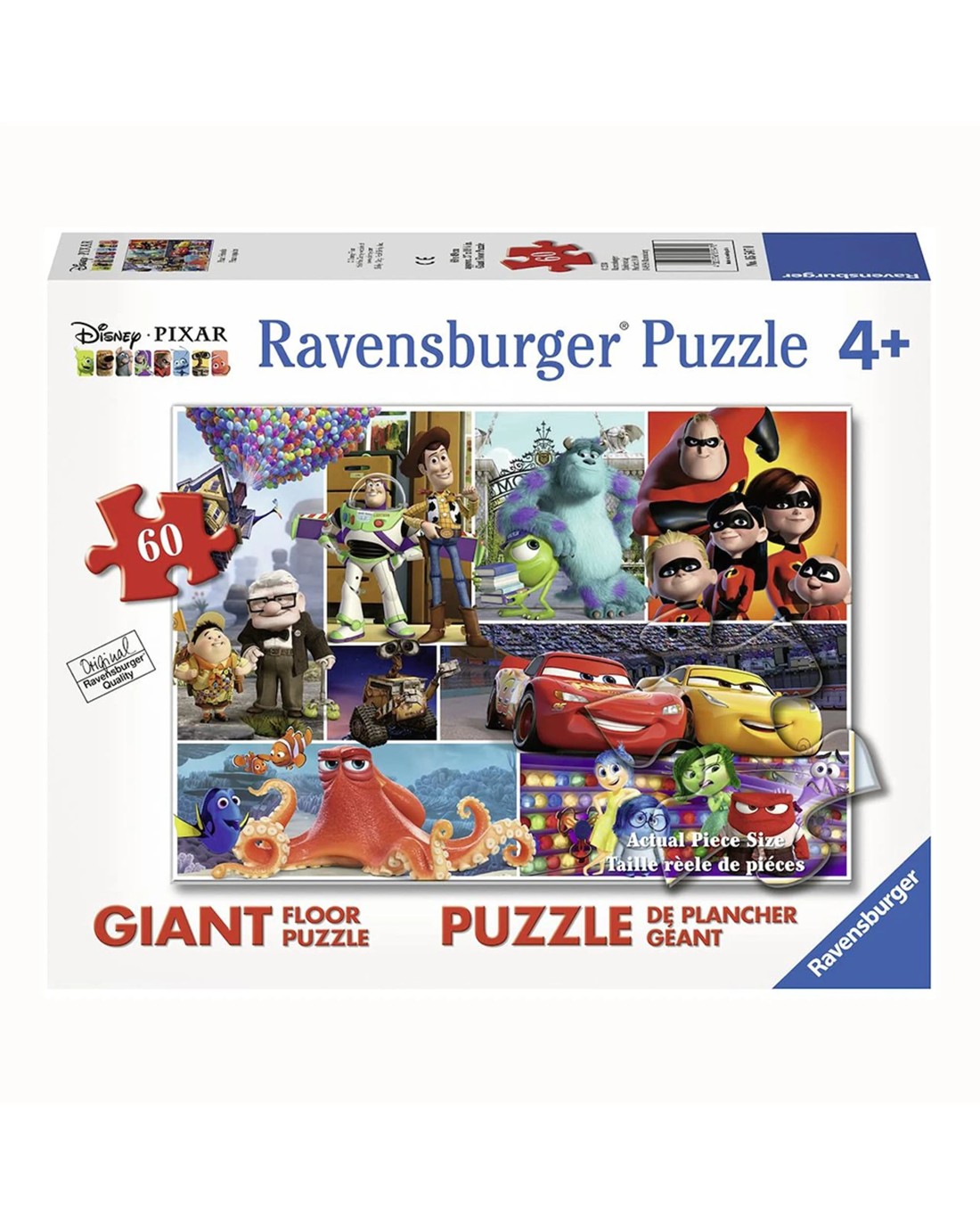 Ravensburger Disney Pixar Friends Giant Floor 60 Piece Jigsaw Puzzle ...
