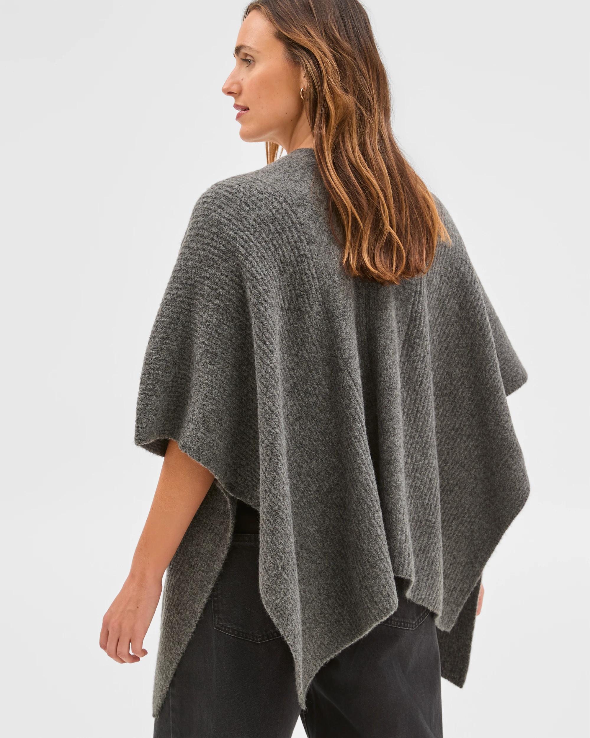 Target Woman Knitted Poncho - Kmart