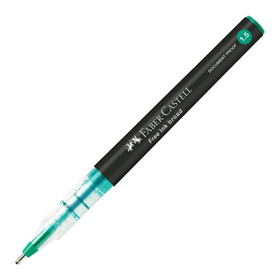 Faber Castell Free Ink Rollerball Pen 1.5 mm Green - Kmart