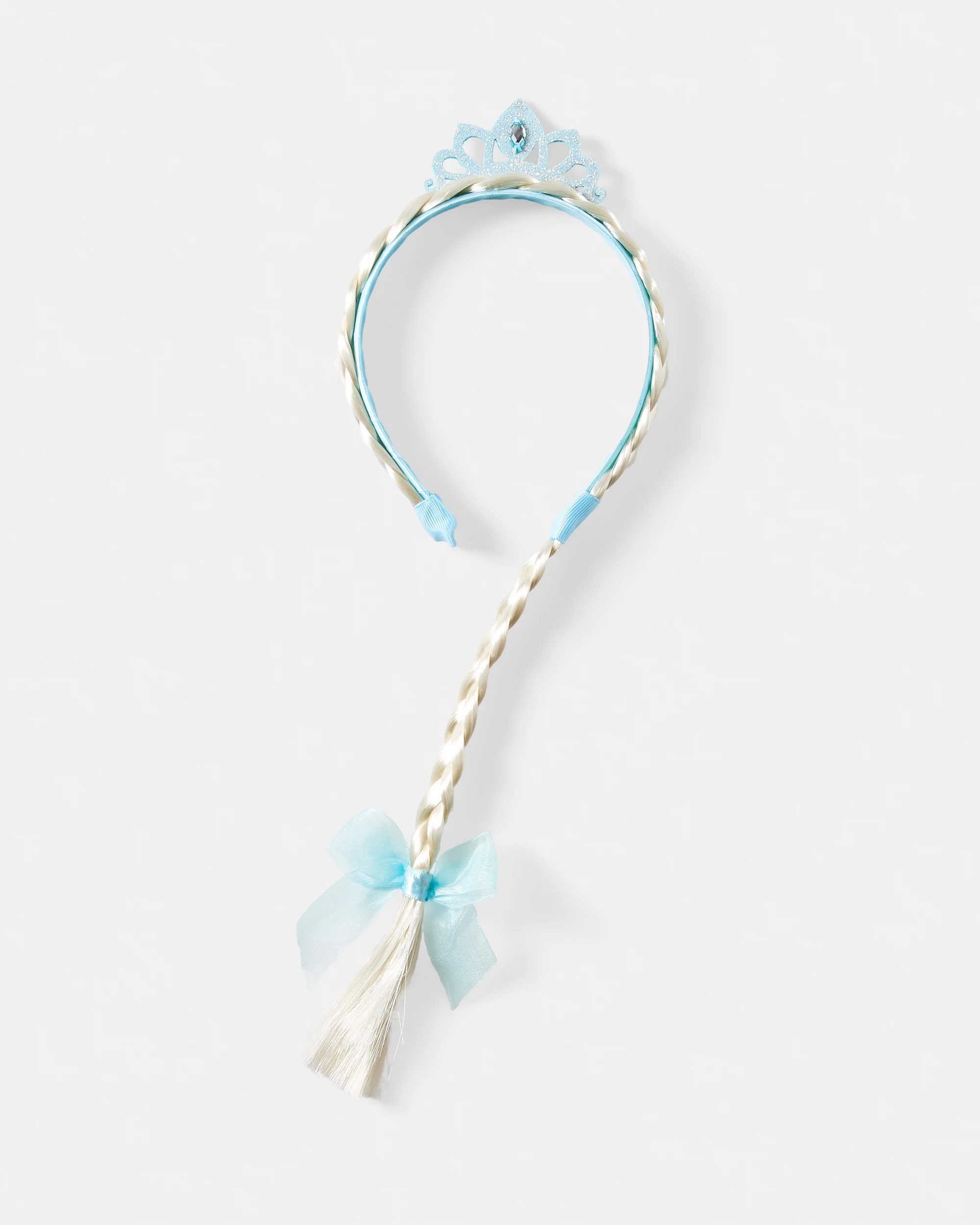 Princess Braid Headband - Blue and White - Kmart