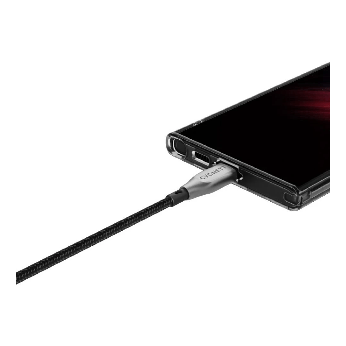 Cygnett Armoured USB-A to USB-C Cable 2m Black - Kmart