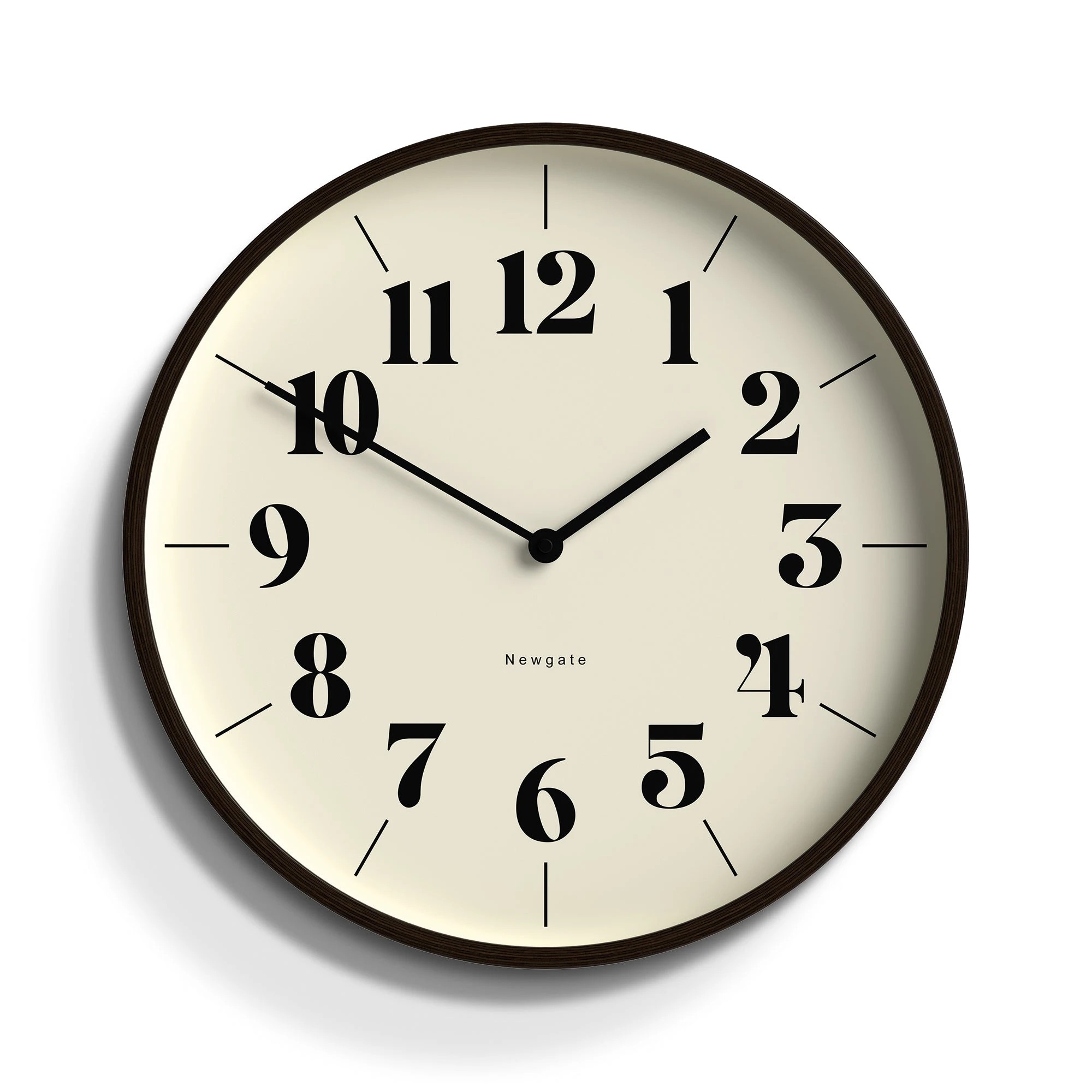 Newgate Mr Clarke Clock Dark Wood Hopscotch Dial - Brown - Kmart
