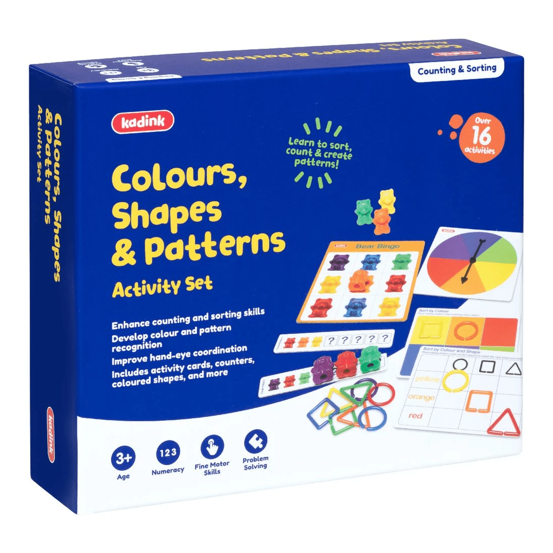 Kadink Colours, Shapes & Patterns Activity Set - Kmart