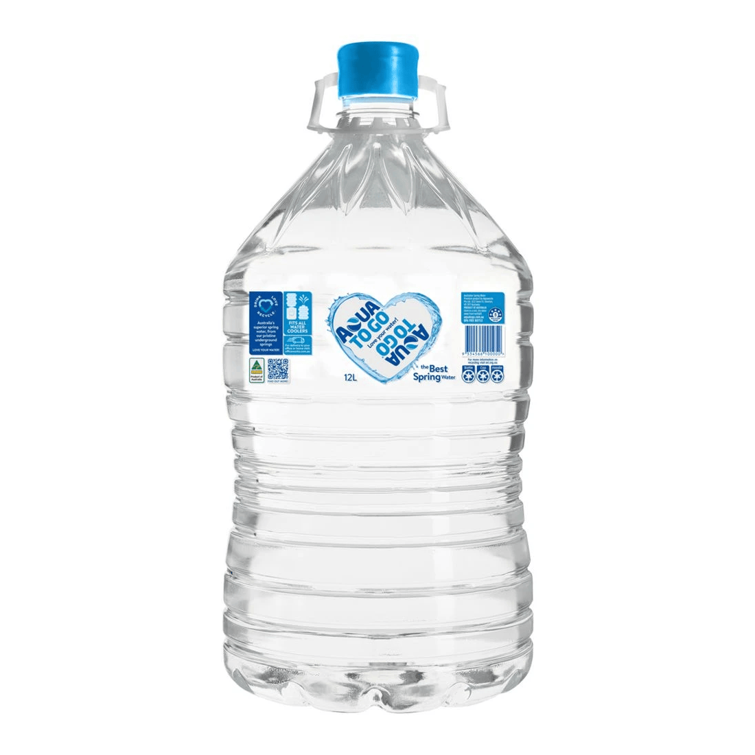 Aqua To Go 12L Spring Water Cooler Bottle 5 Pack - Kmart