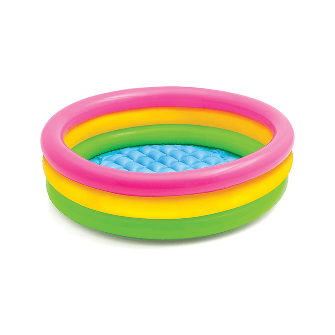 INTEX Sunset Glow 86x25cm Inflatable Baby Swimming Pool 1-3y With Soft ...