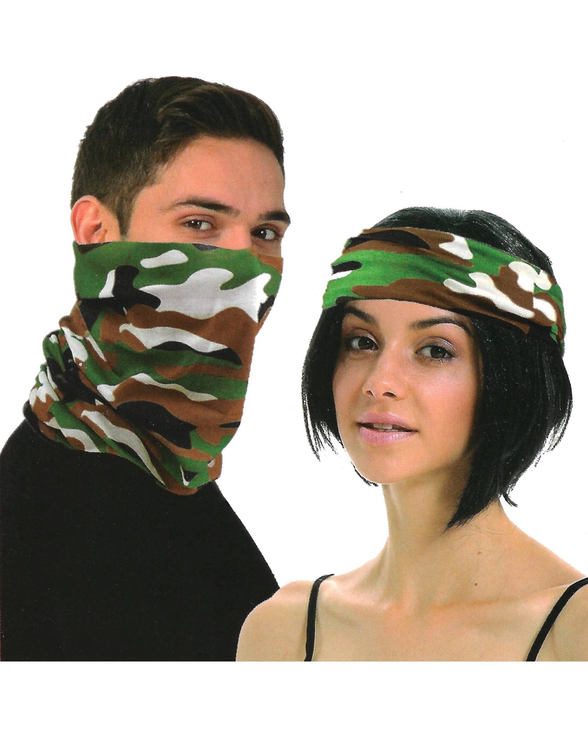 JD Party Army Camouflage Tube Bandana - Multi - Kmart
