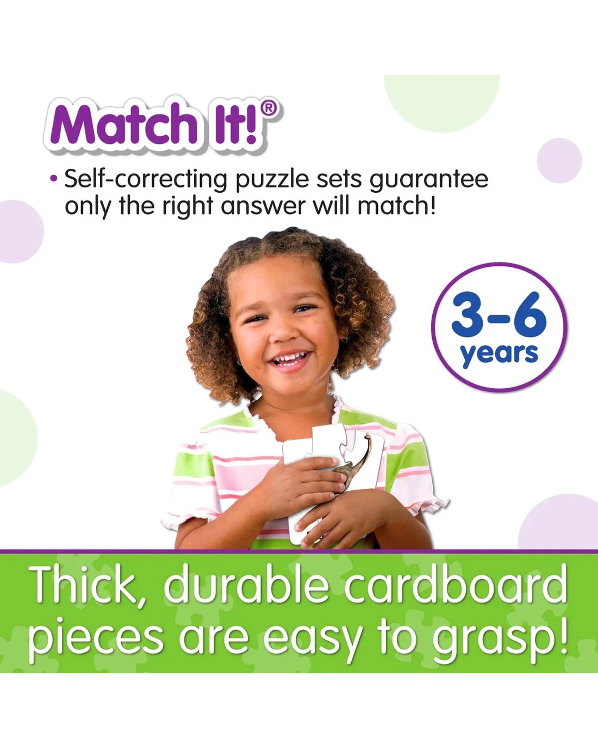 The Learning Journey Match It Head to Tail Dino - Kmart