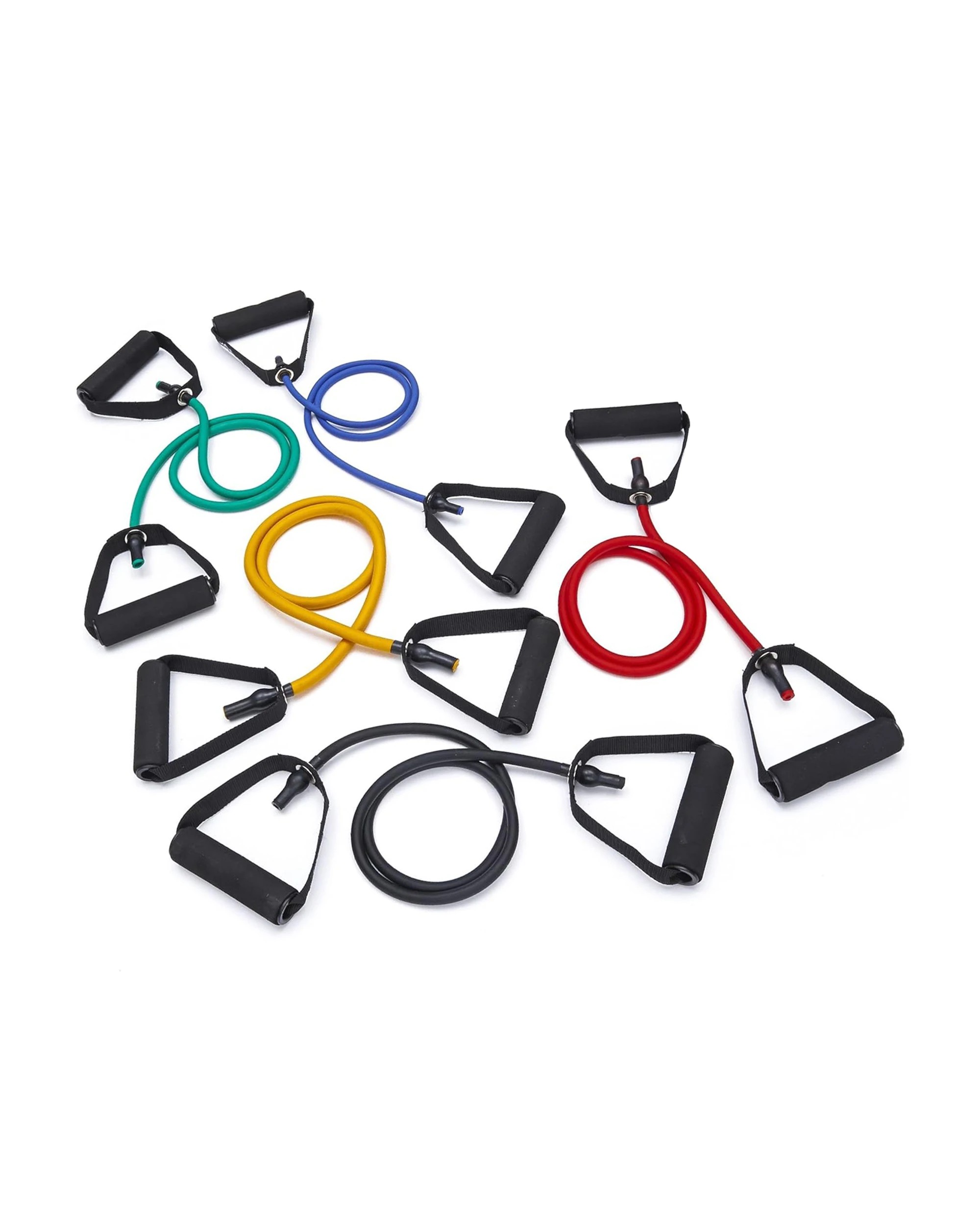 TODO 5 pc Resistance Band Set Muscle Training Belt Exercise Fitness ...