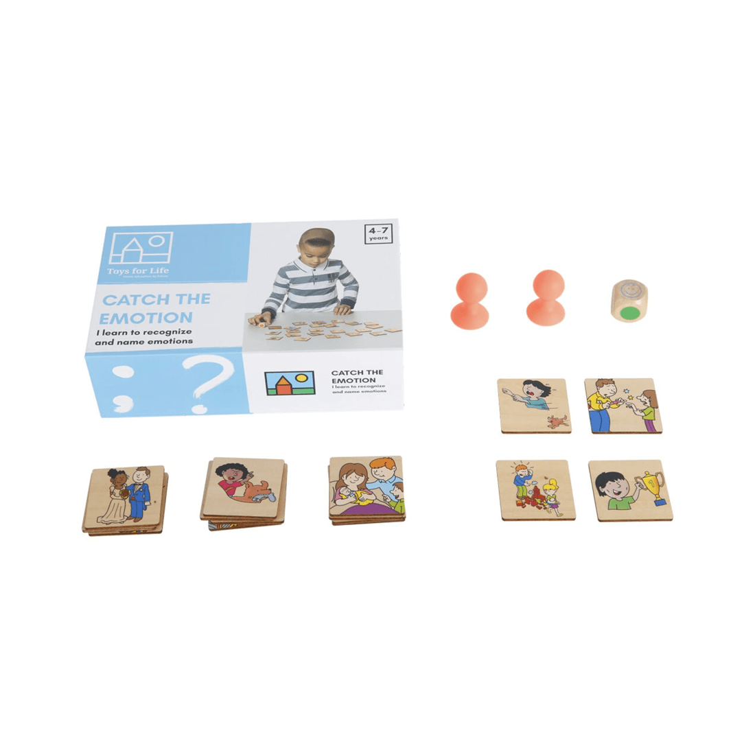 TFL Catch The Emotion Game Emotional Intelligence Game Toy 3 Plus ...