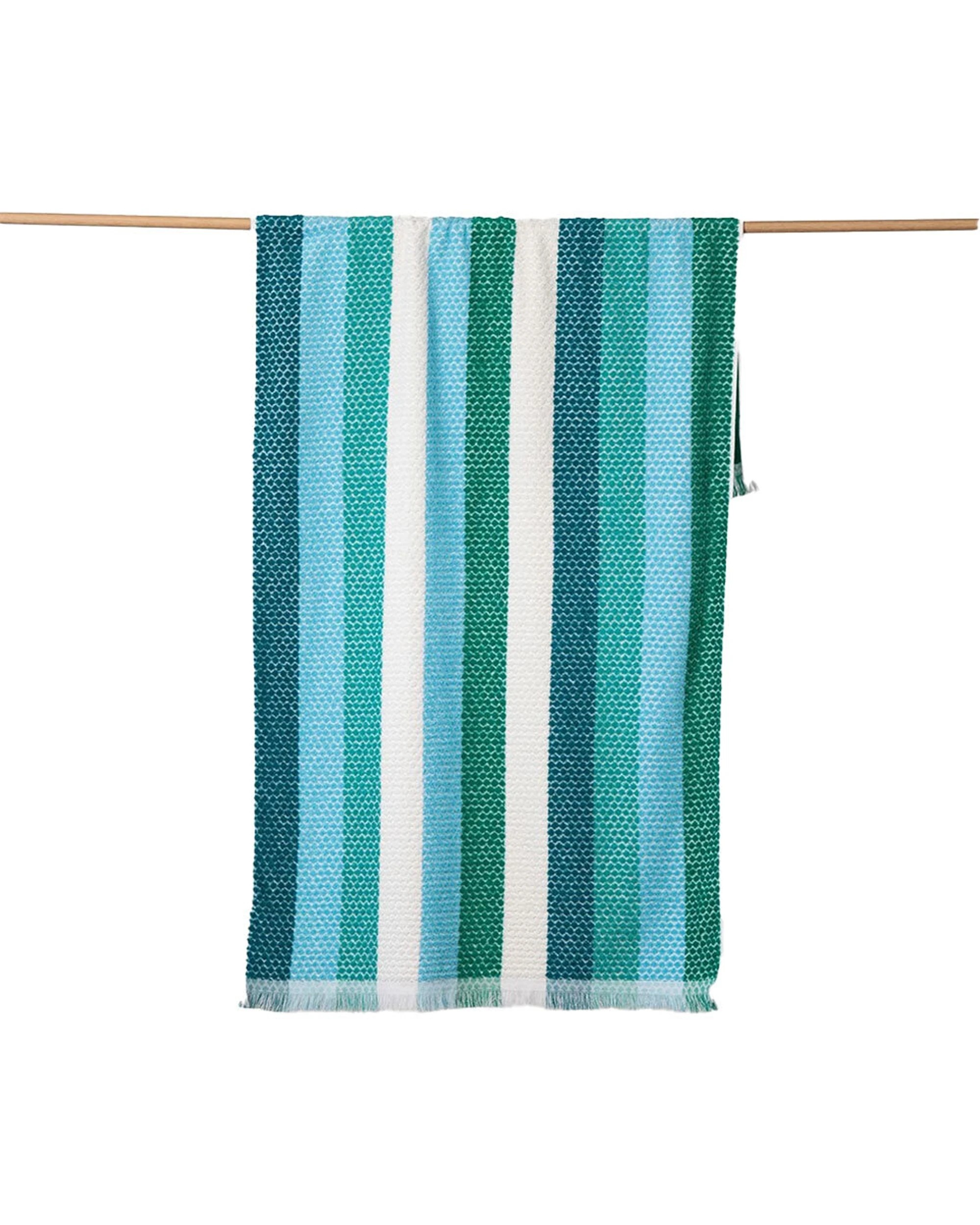 Canningvale Positana Terry Quick Drying Beach Towel Verde - Green - Kmart