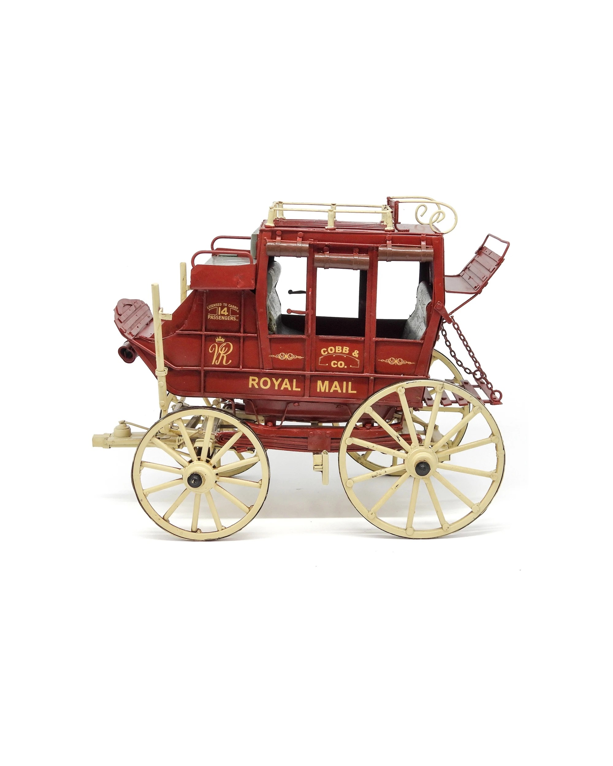 Boyle Metal Ornament Home Decor Collectible Cobb and Co Coach ...