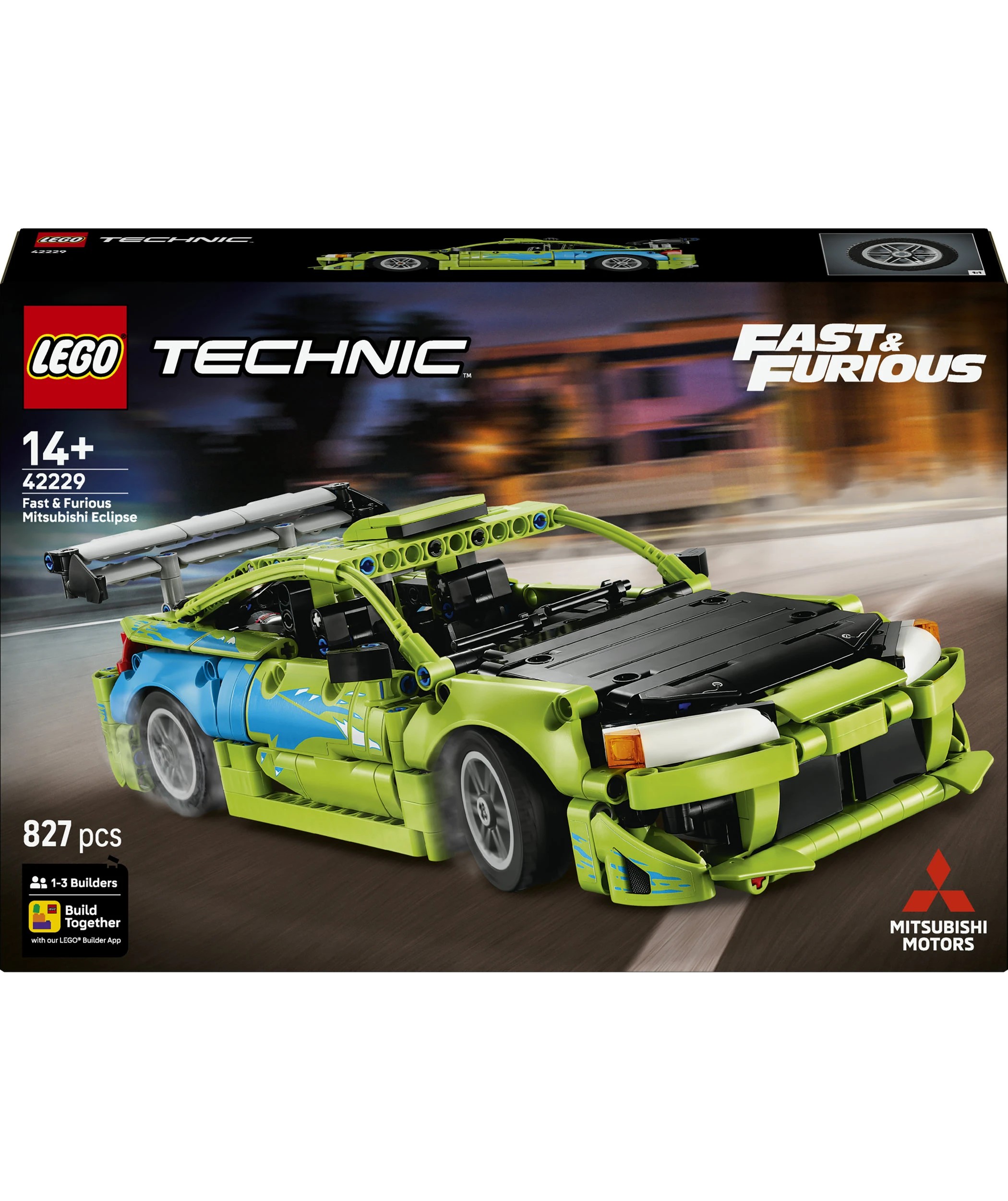 LEGO Technic Fast and Furious Mitsubishi Eclipse Car 42229 - Kmart