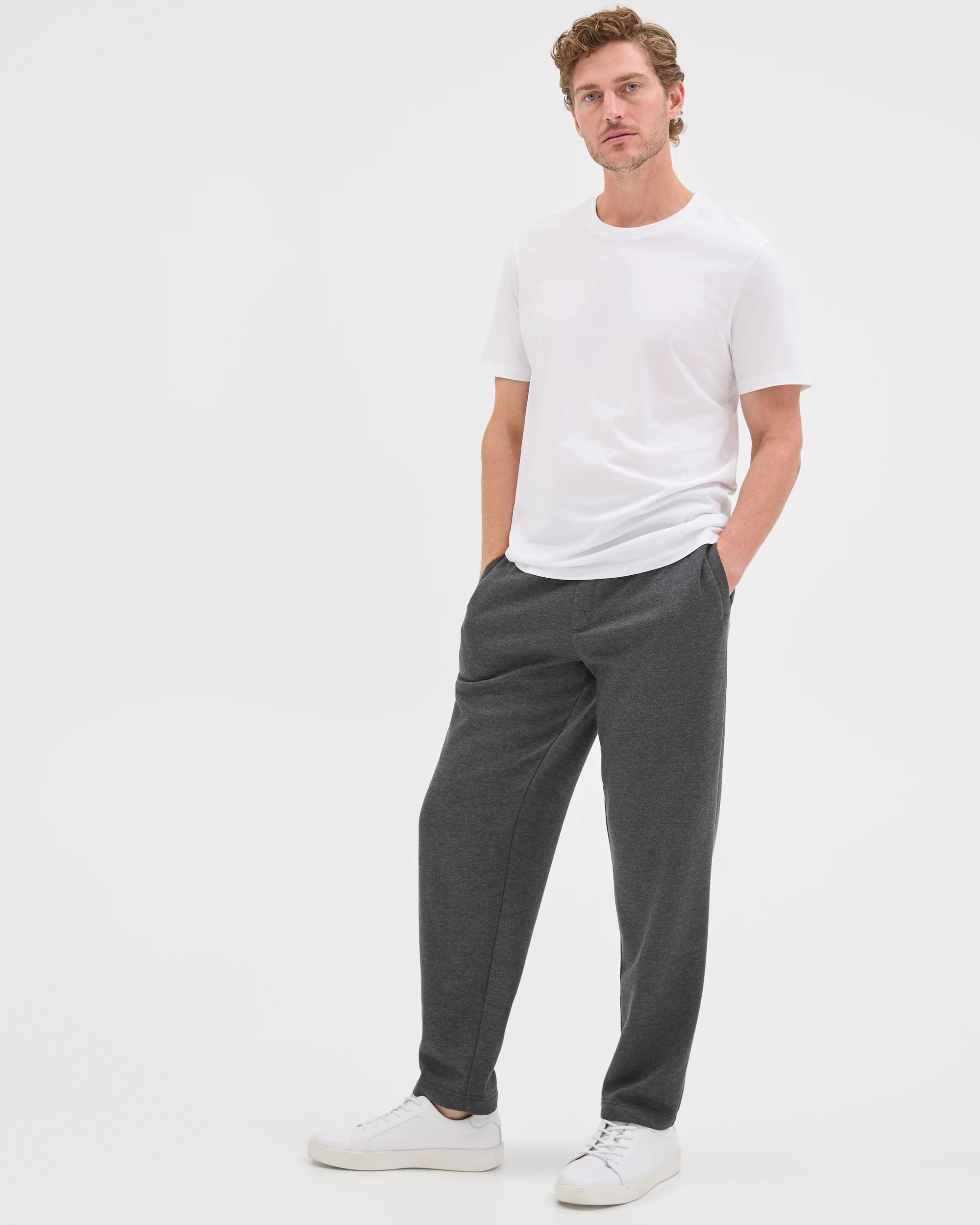 Target Man Australian Cotton Blend Uncuffed Trackpants - Kmart