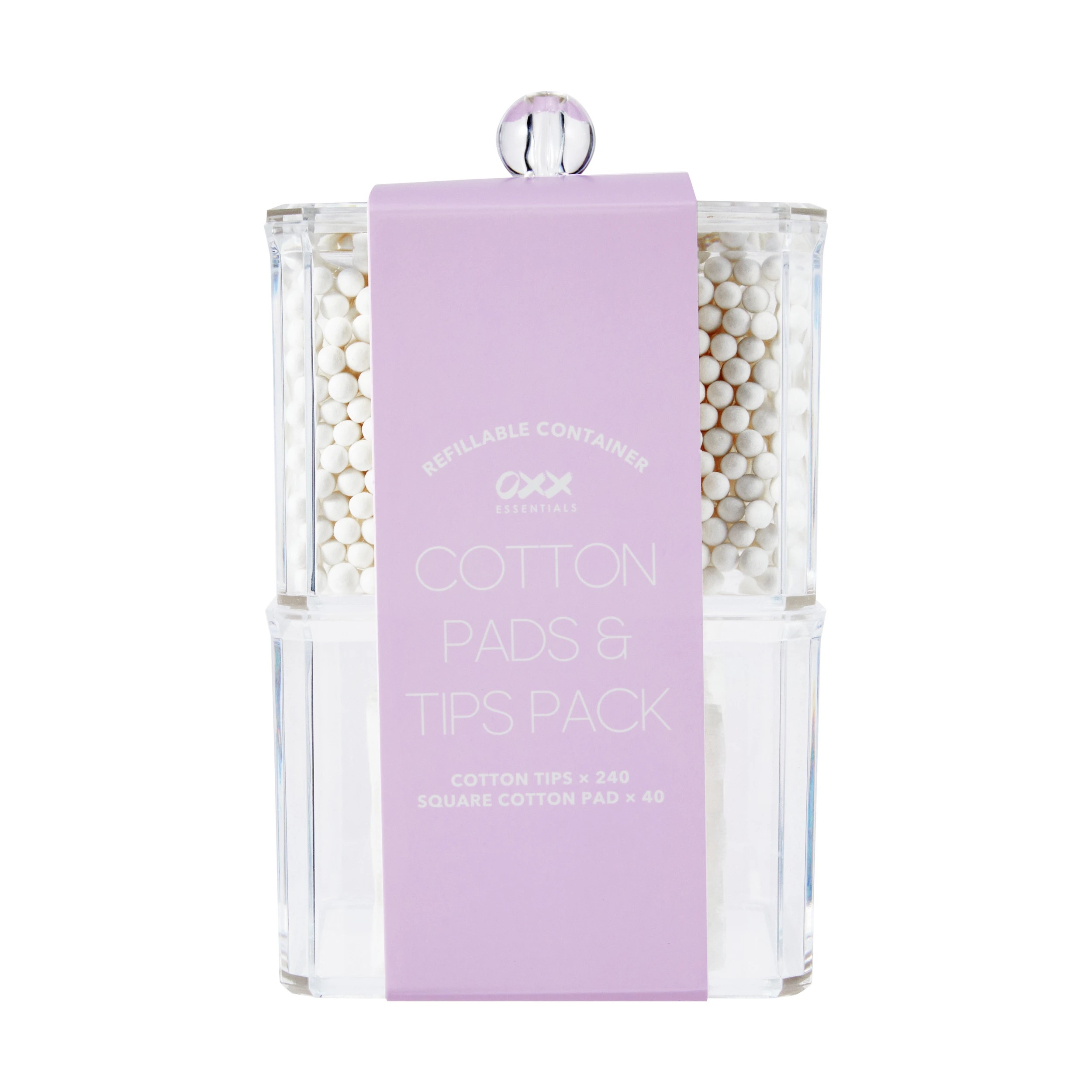 OXX Essentials Cotton Pads and Tips Pack - Kmart