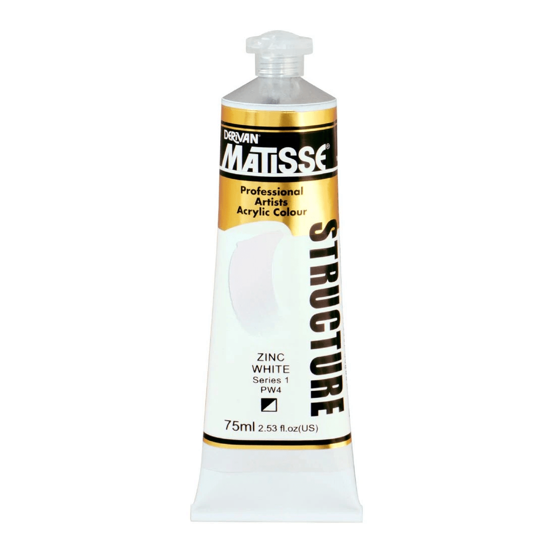 Derivan Matisse Structure Paint 75mL Zinc White S1 - Kmart