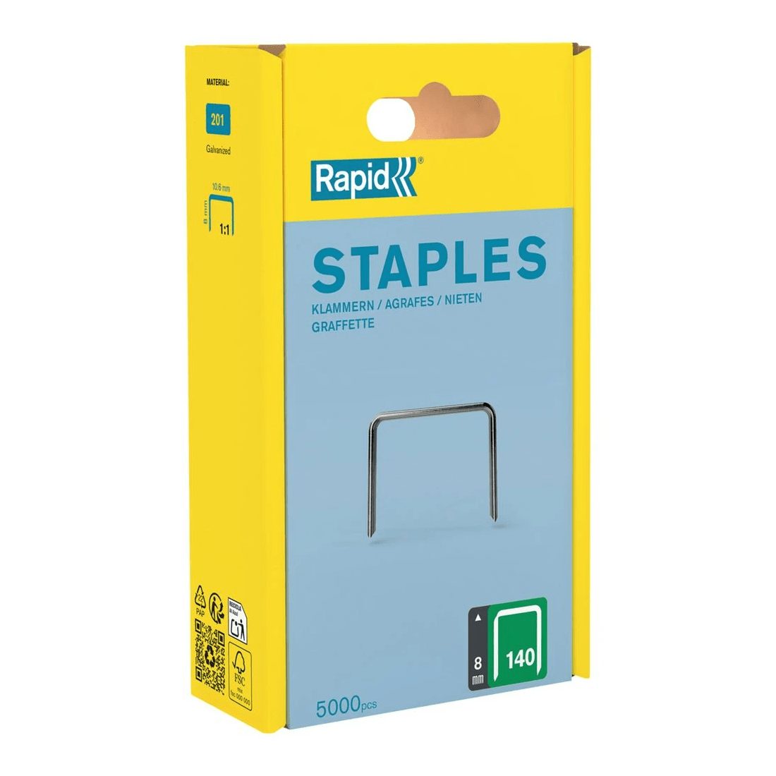 Rapid Tools Staples No.140 8mm Box 5000 - Kmart