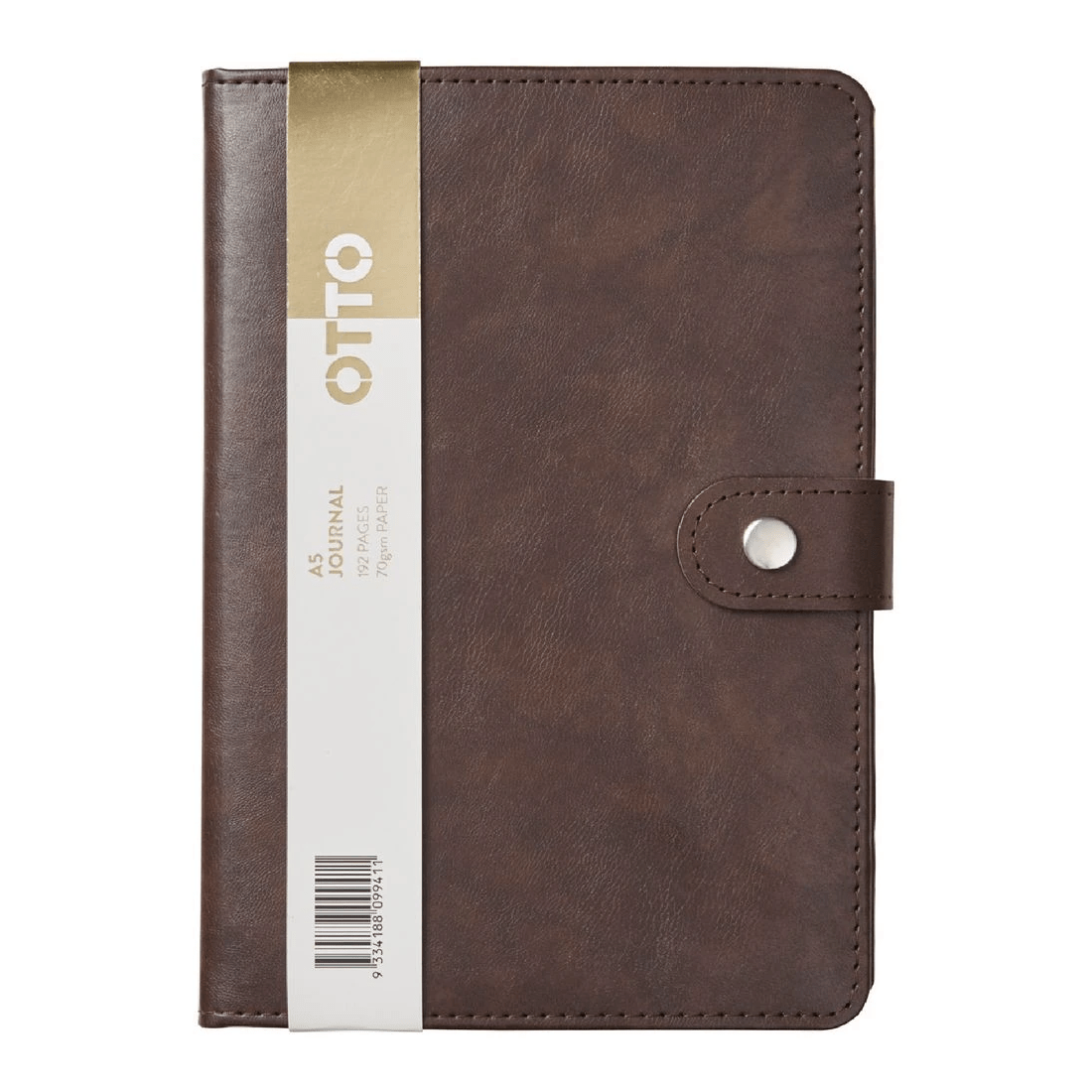 Otto A5 PU Journal 192 Pages Vintage Brown - Kmart