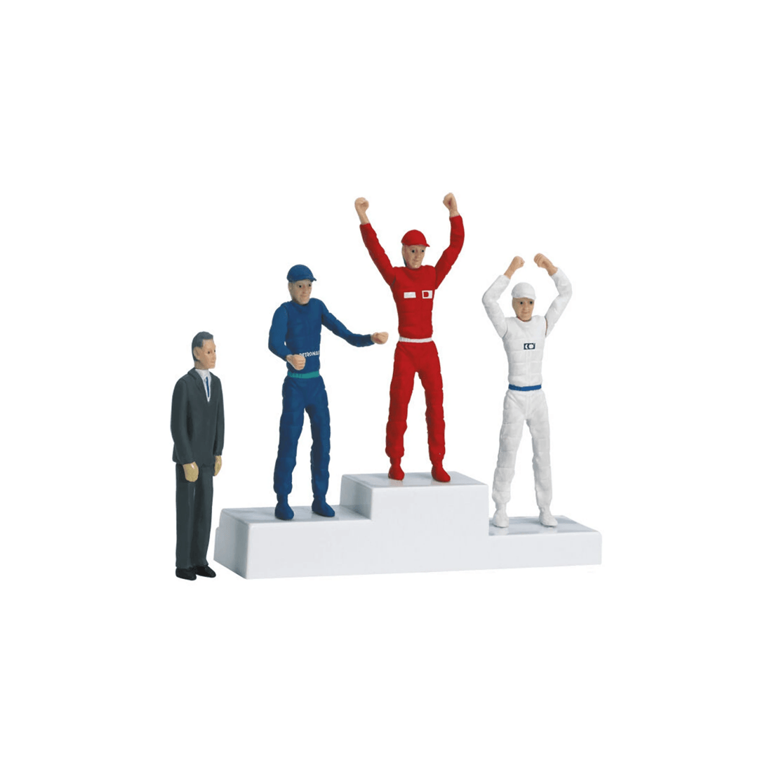 CARRERA Winners Podium Set With 4 Figures Race Track Accessories Kids 8 ...