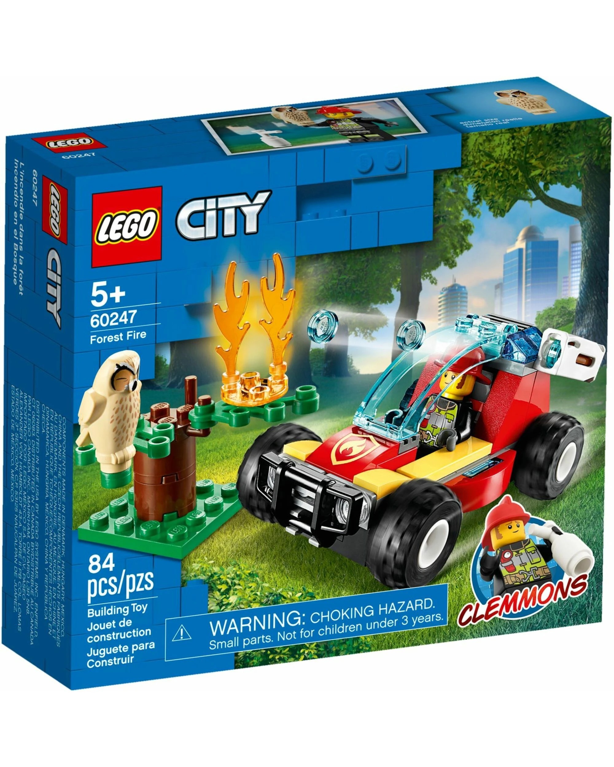 LEGO 60247 Forest Fire Rescue: Firefighter Buggy & Owl Save - Kmart