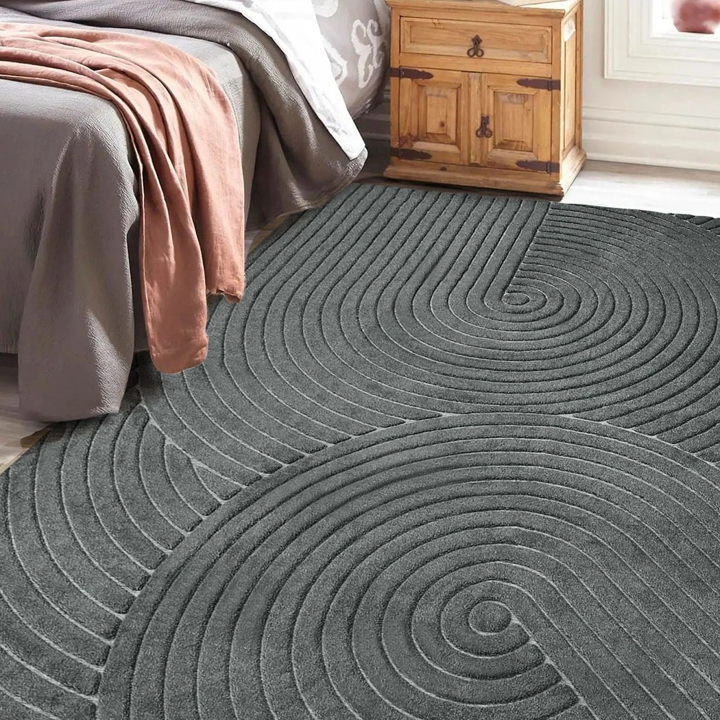 Marlow Machine Washable High-Low Textured Floor Rug - Kmart