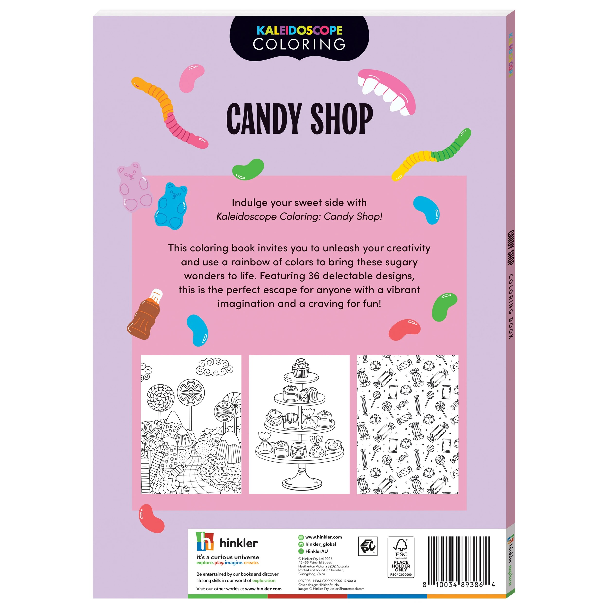 Kaleidoscope Coloring: Candy Shop - Book - Kmart