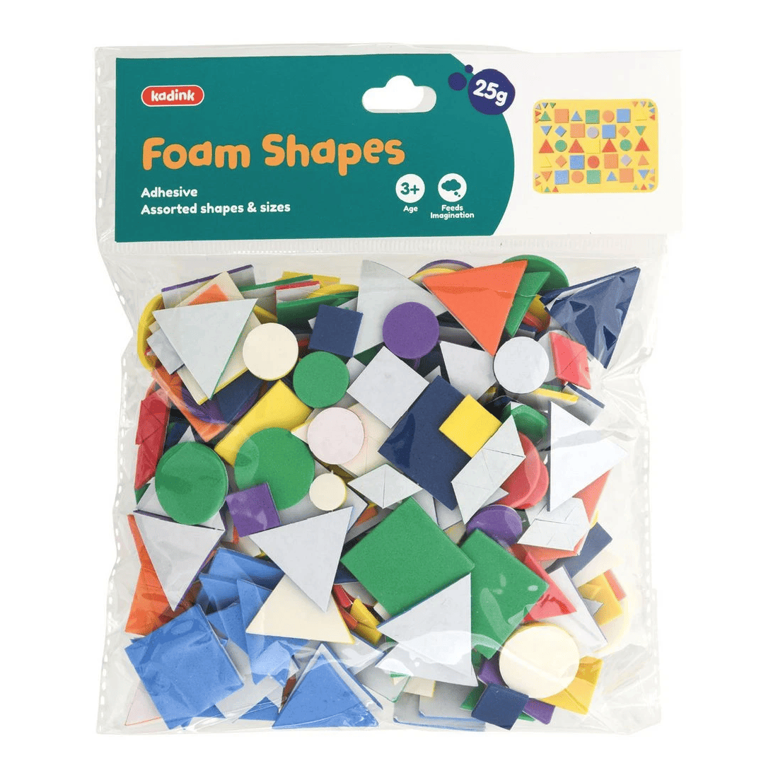 Kadink Foam Shapes 25g - Kmart
