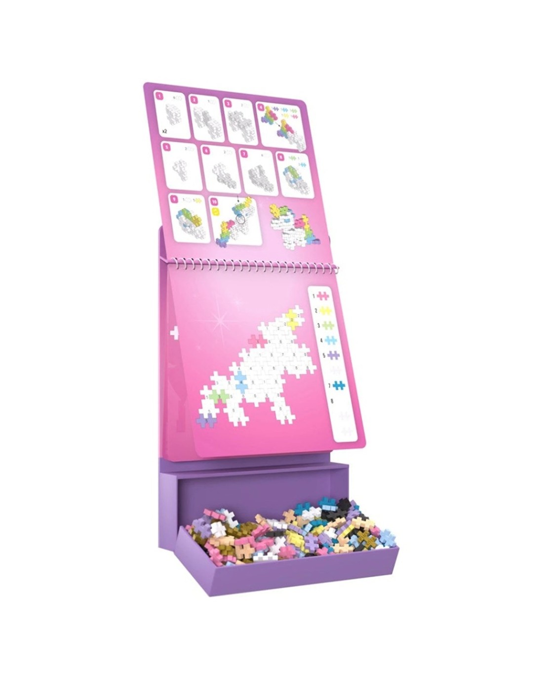 Plus-Plus 125pc Activity Pad Fairy Tale Building Blocks STEM Toy Kids ...