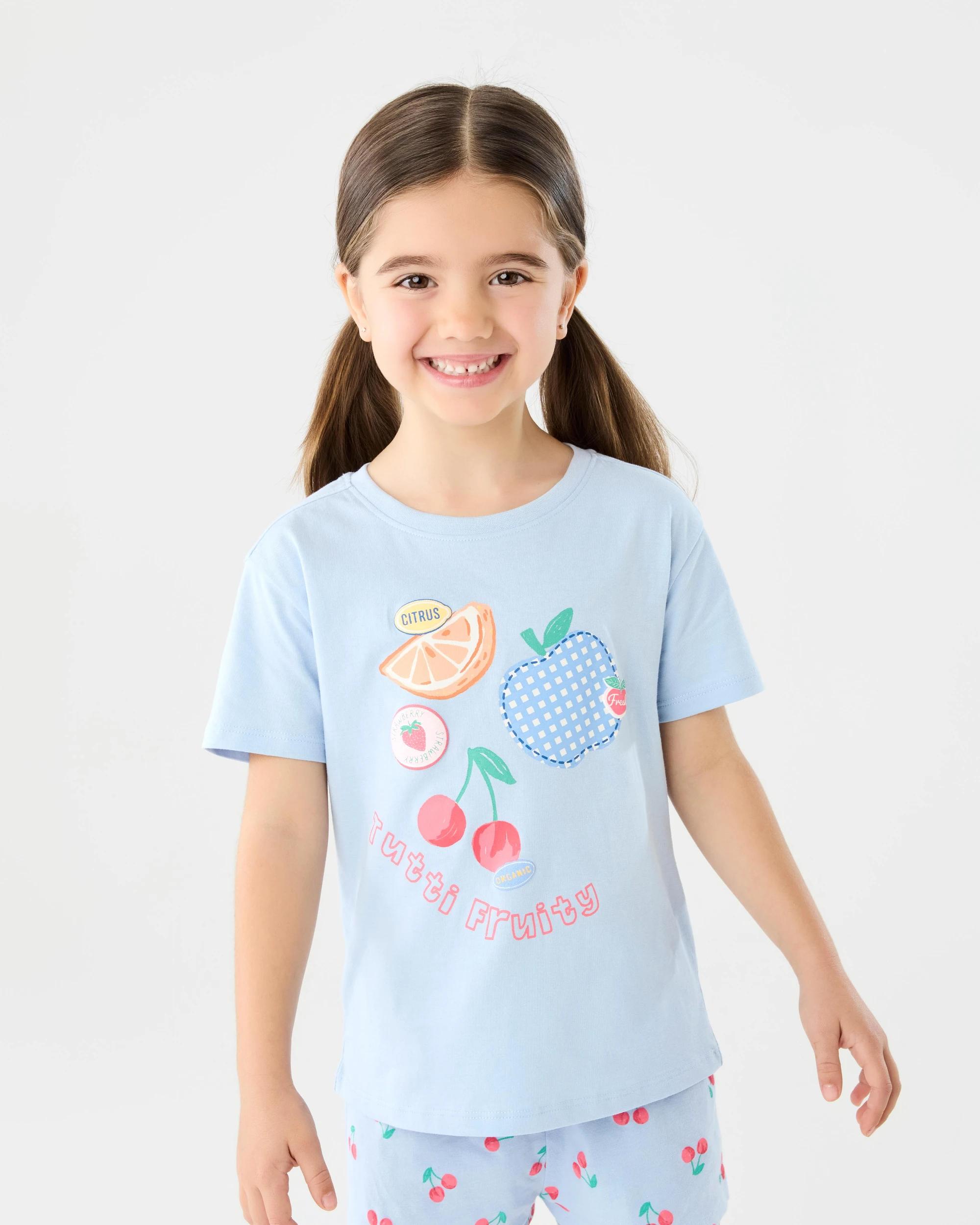 Short Sleeve Placement Print T-shirt - Kmart
