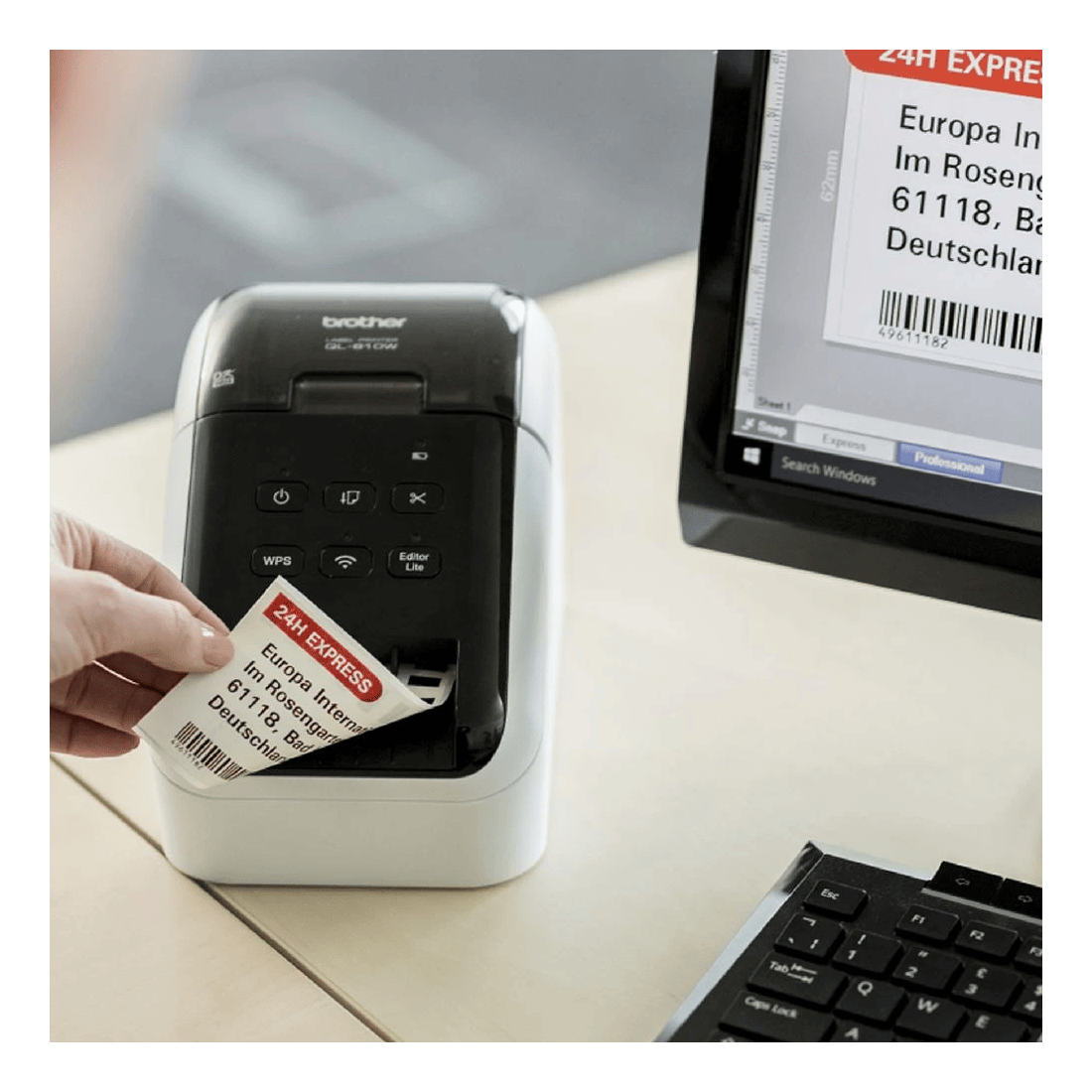 Brother Pro Wireless Label Printer QL-810W - Kmart
