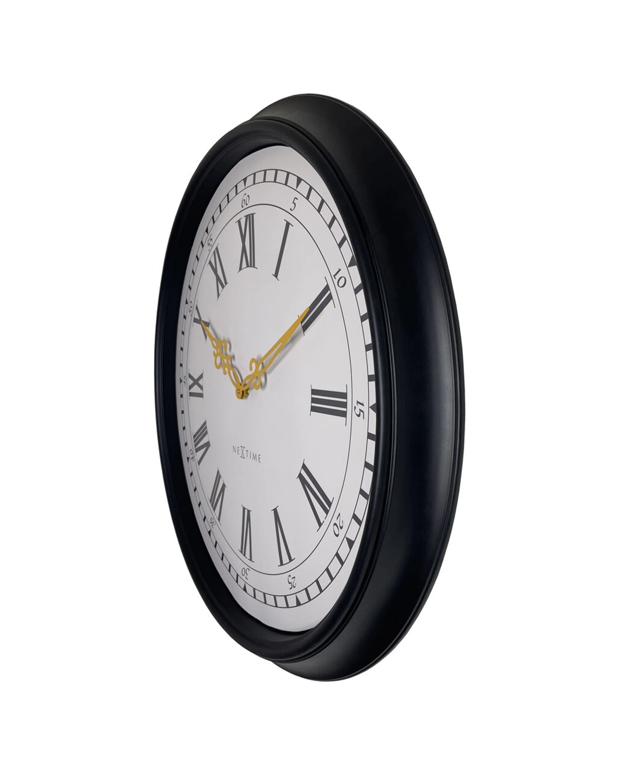 NeXtime Chopin Large Wall Clock Roman Numerals Plastic Case 76cm ...