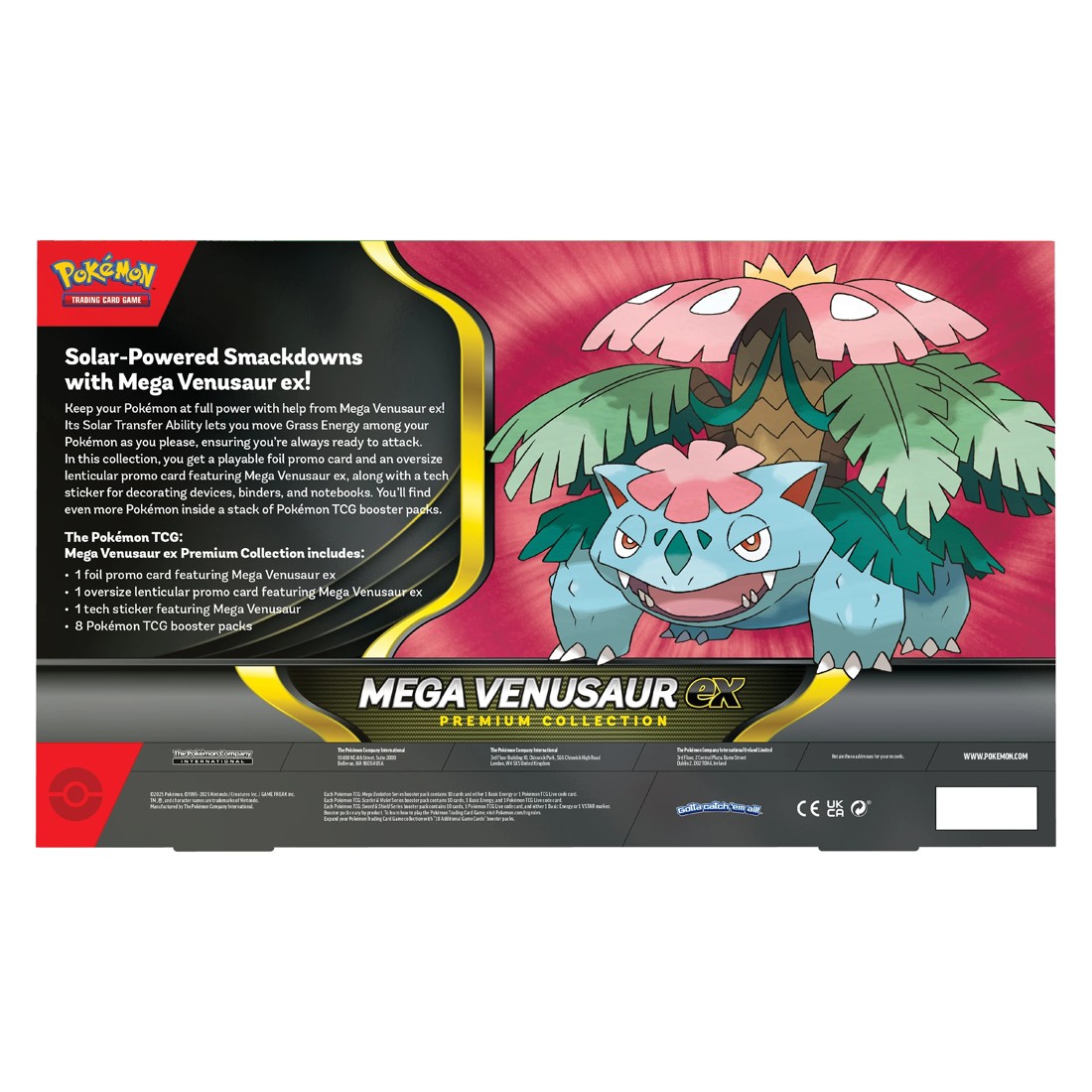 Pokemon Trading Card Game: Mega Venusaur Ex Premium Collection - Kmart