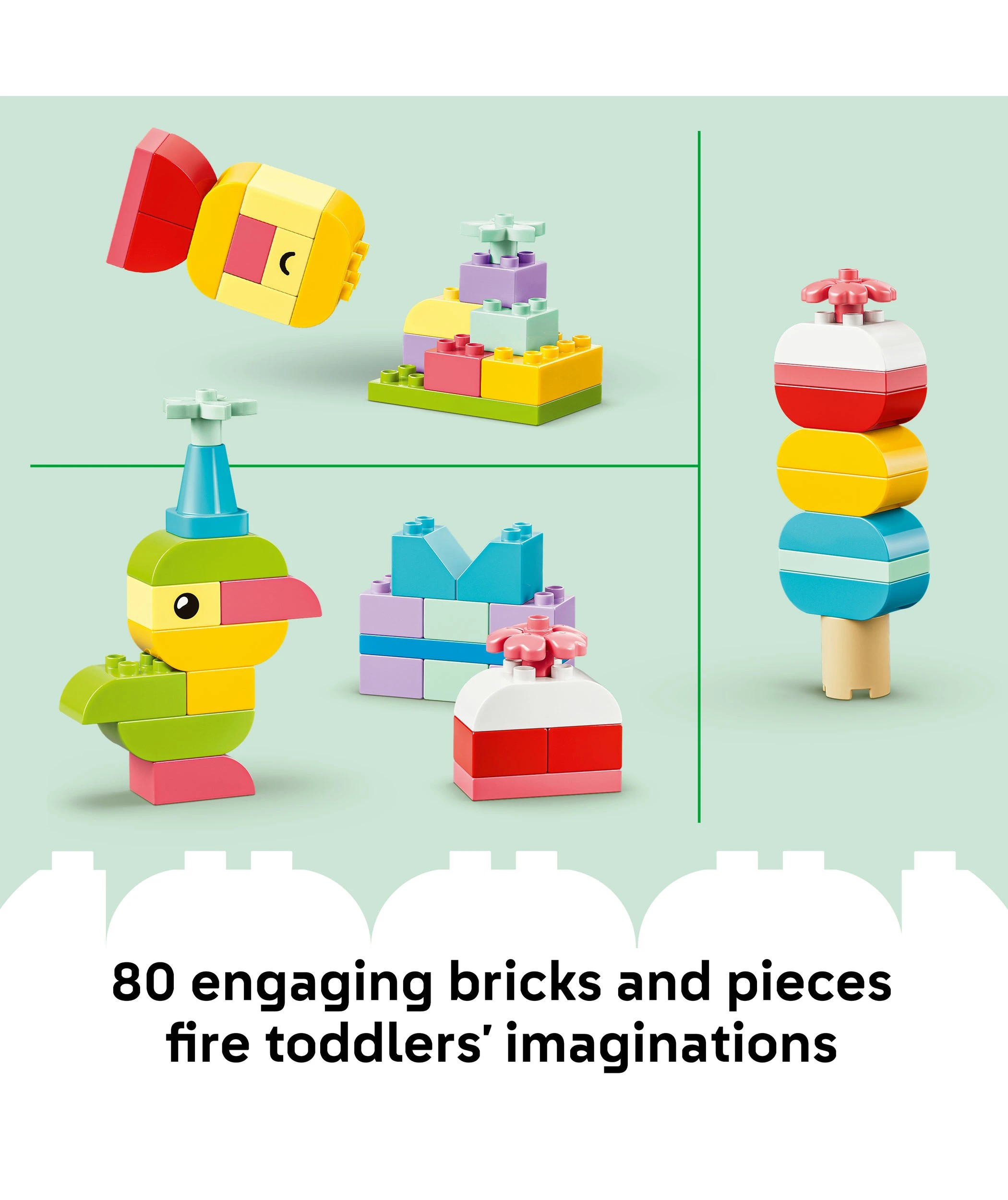 LEGO DUPLO Classic Colourful Creative Box 10479 - Kmart