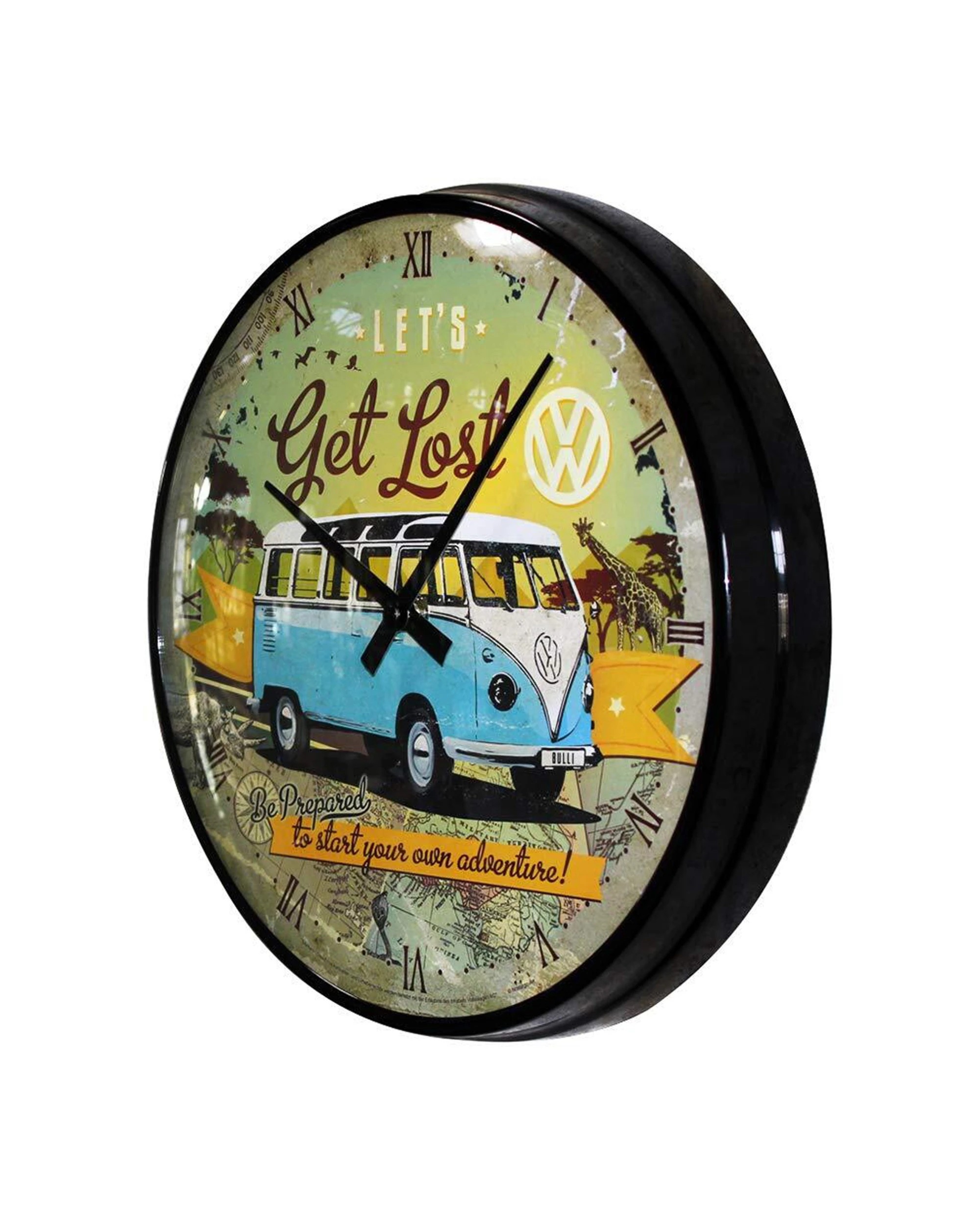 Nostalgic-Art Wall Clock Retro 30cm - VW Get Lost Design - Multi - Kmart
