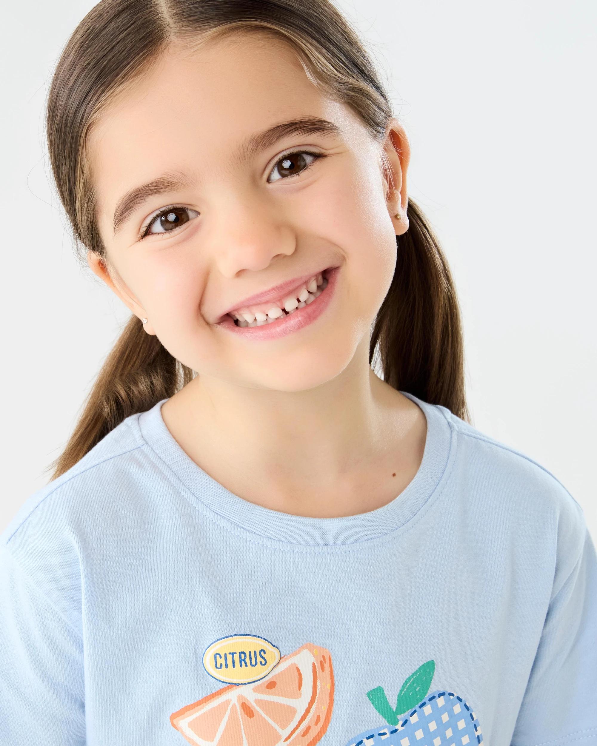 Short Sleeve Placement Print T-shirt - Kmart