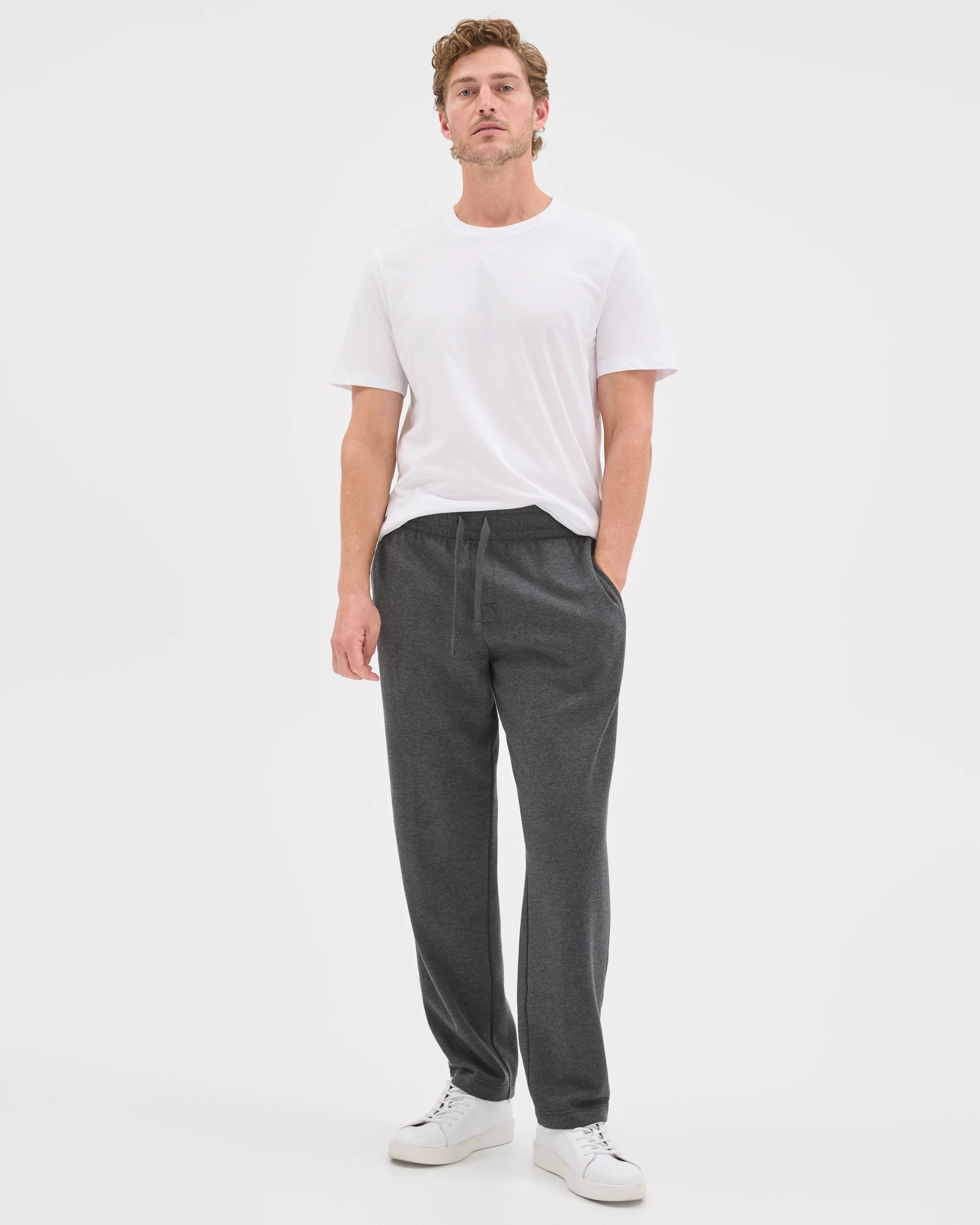 Target Man Australian Cotton Blend Uncuffed Trackpants - Kmart