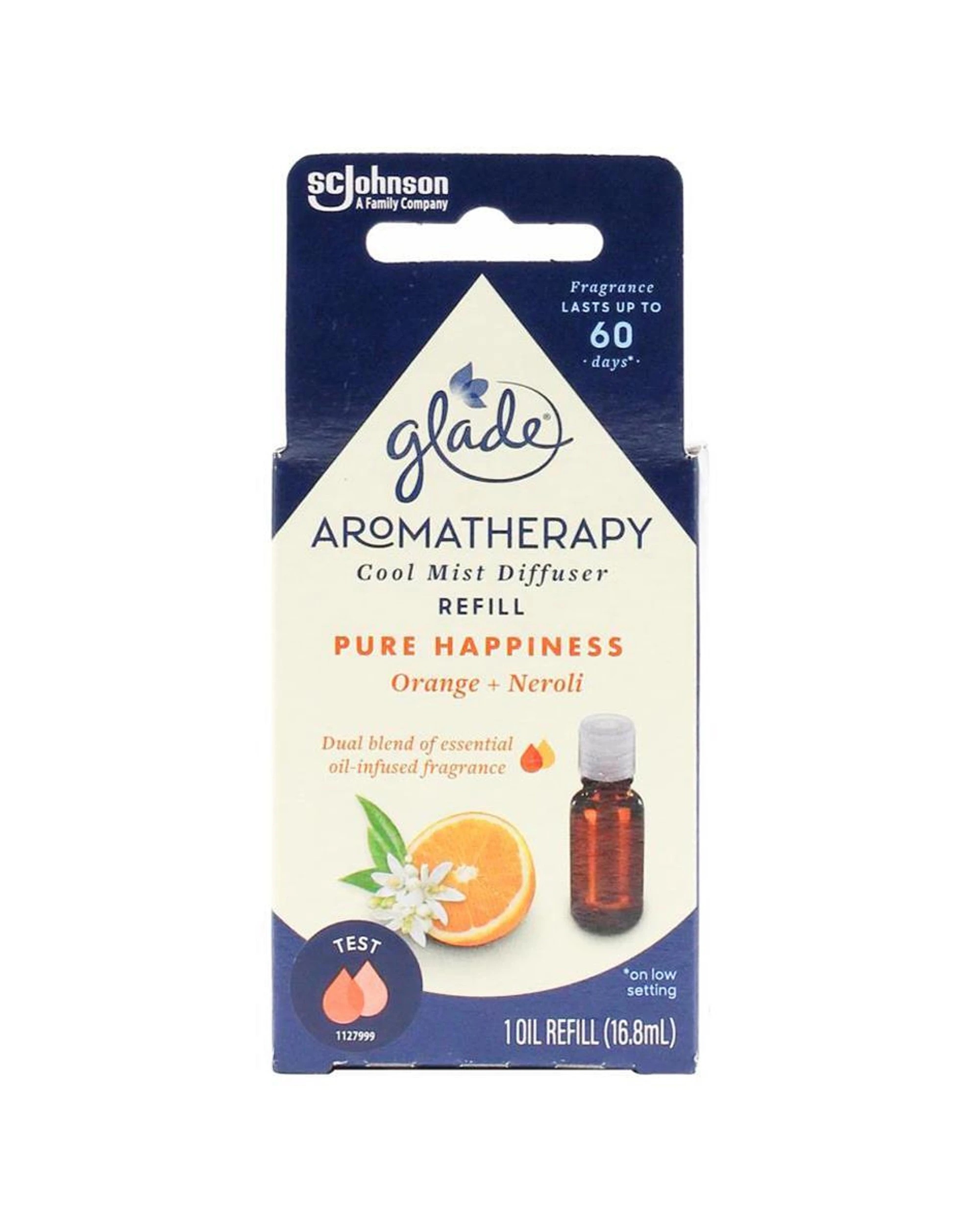 Glade 8PK Aromatherapy Cool Mist Diffuser Refill And Neroli 16.8ml ...